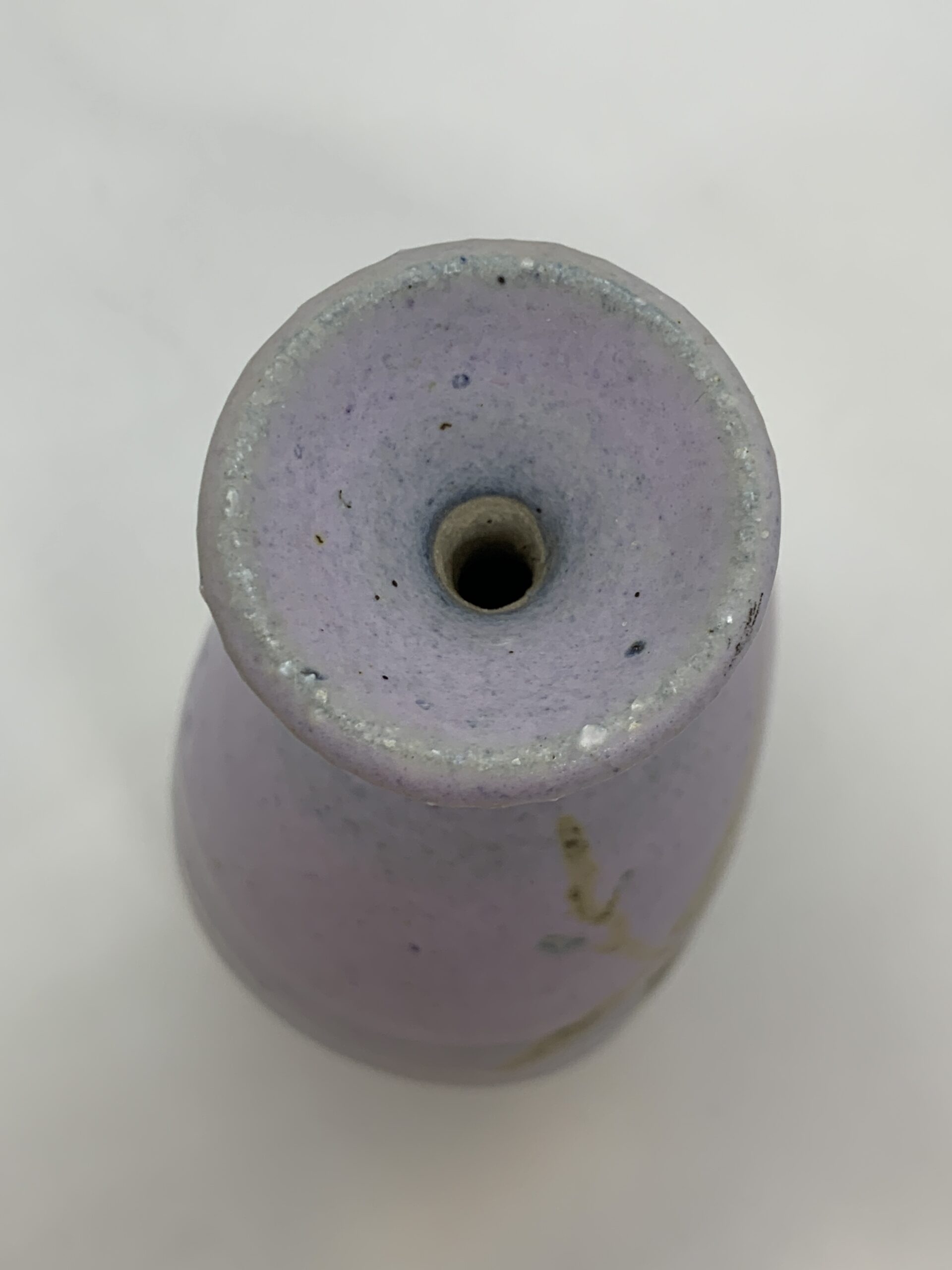 Bill Jackman Australian Pottery Triangular Form Lilac Vase 17cm ...