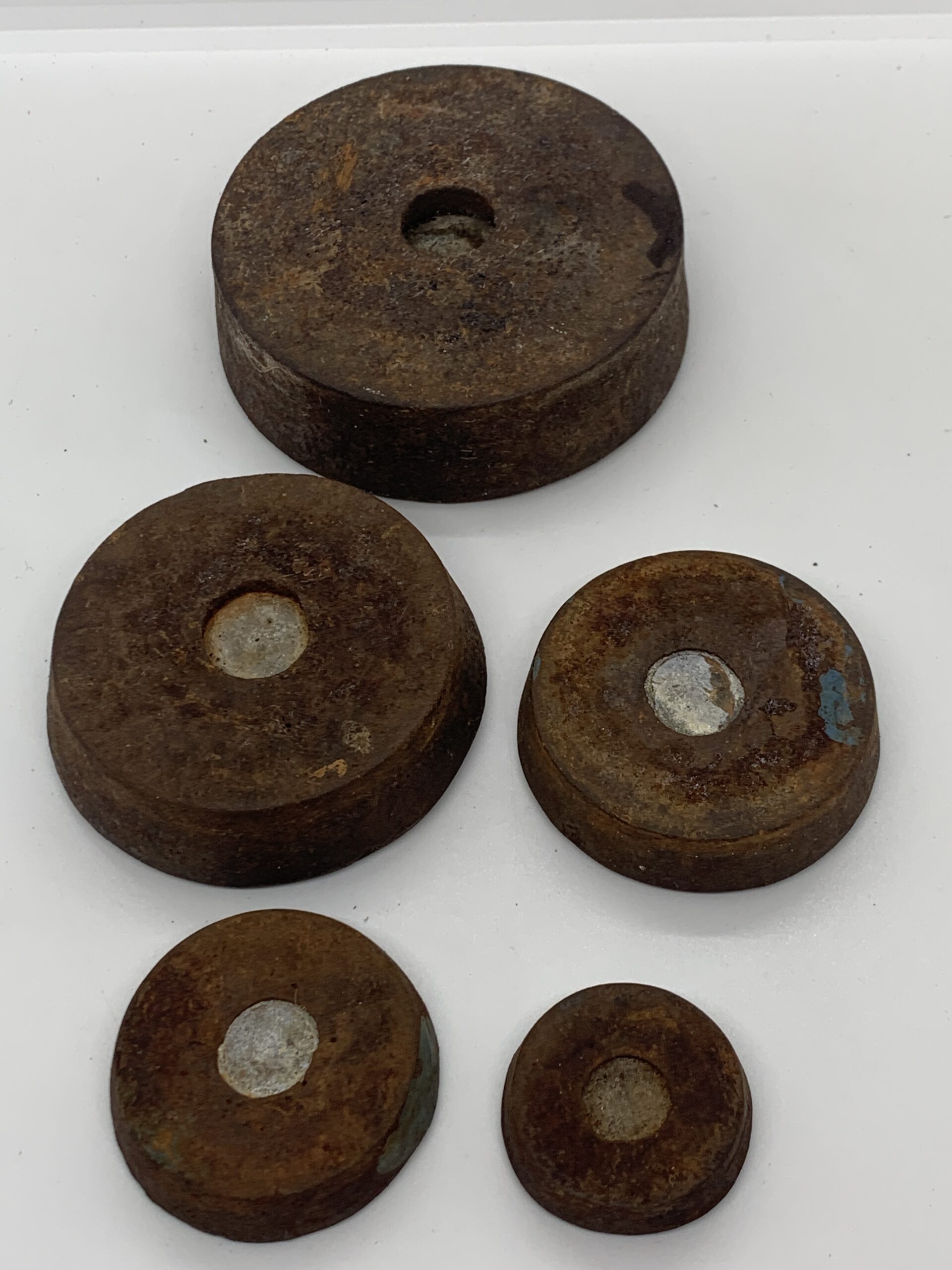 Vintage Five Stacking Imperial Scale Weights (4lb to 4oz) - Vintage ...
