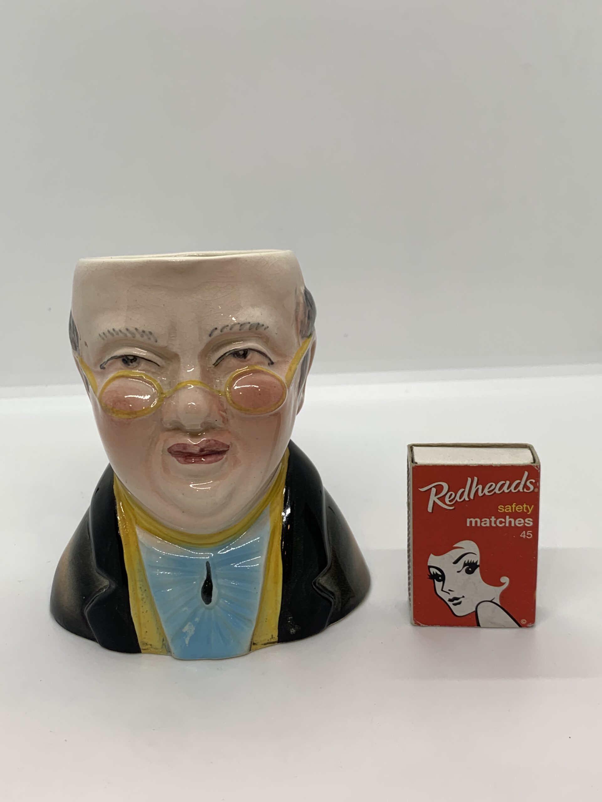 England Avon Ware Mr Pickwick Character Jug 11.5cm - Vintage Keepsakes