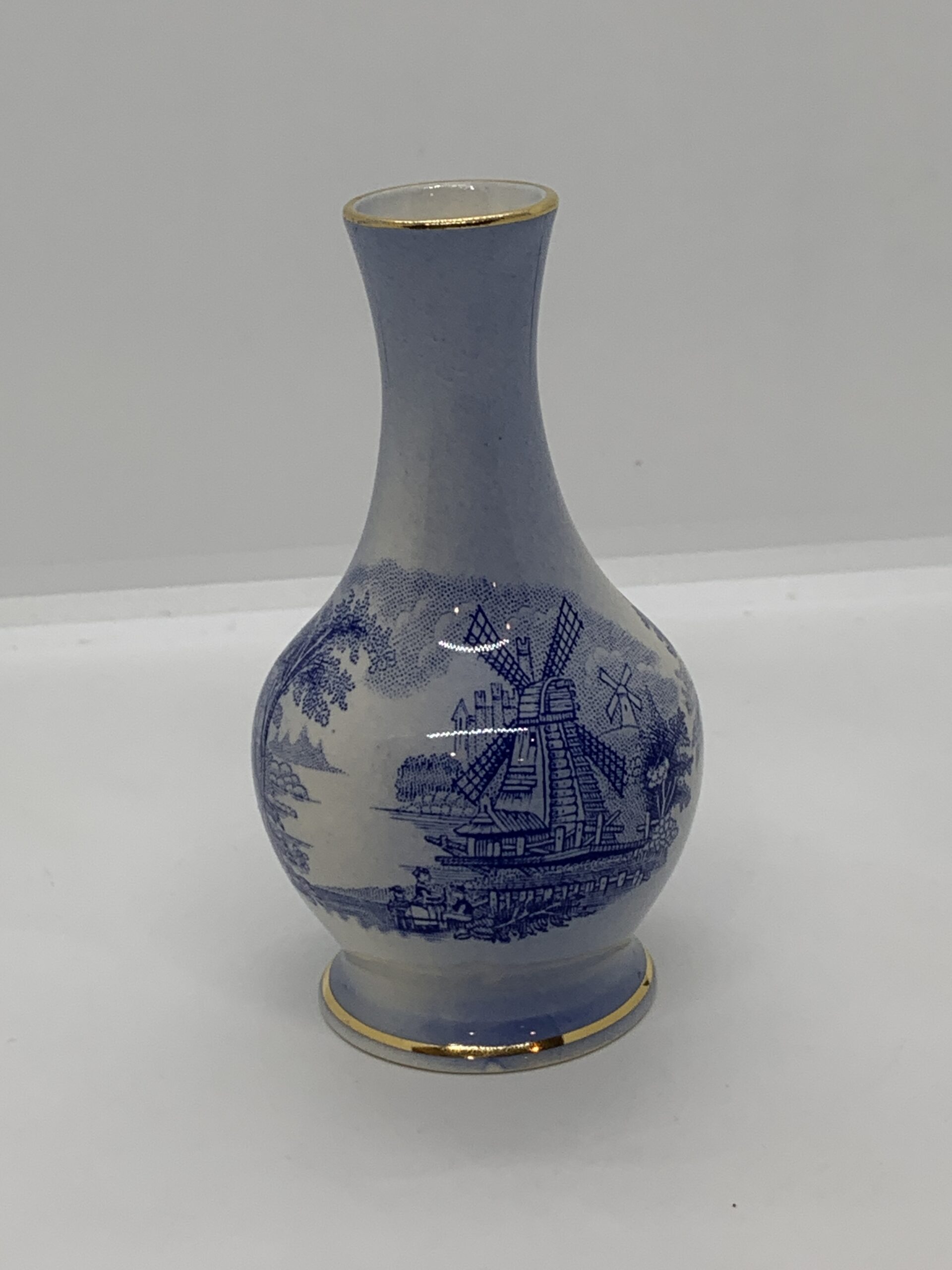 Royal Worcester Palissy Royale Collection Windmill Bud Vase 12cm ...