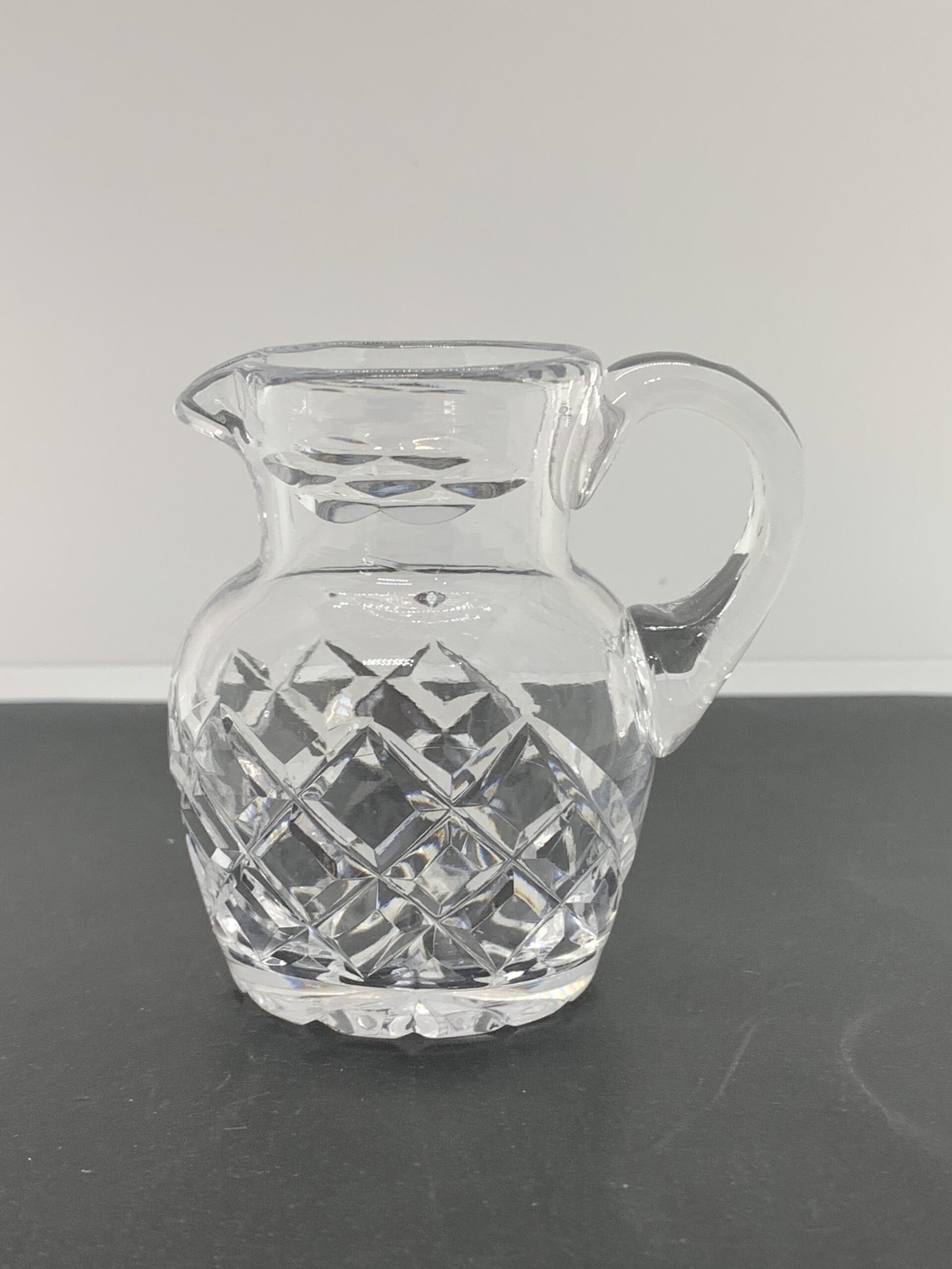 Small Crystal Jug 7cm high - Vintage Keepsakes