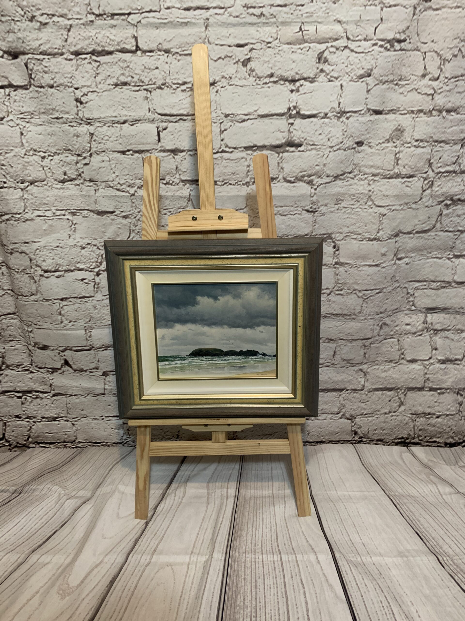 Les Graham Oil Painting - The Passing Storm - 46x50cm - Vintage Keepsakes