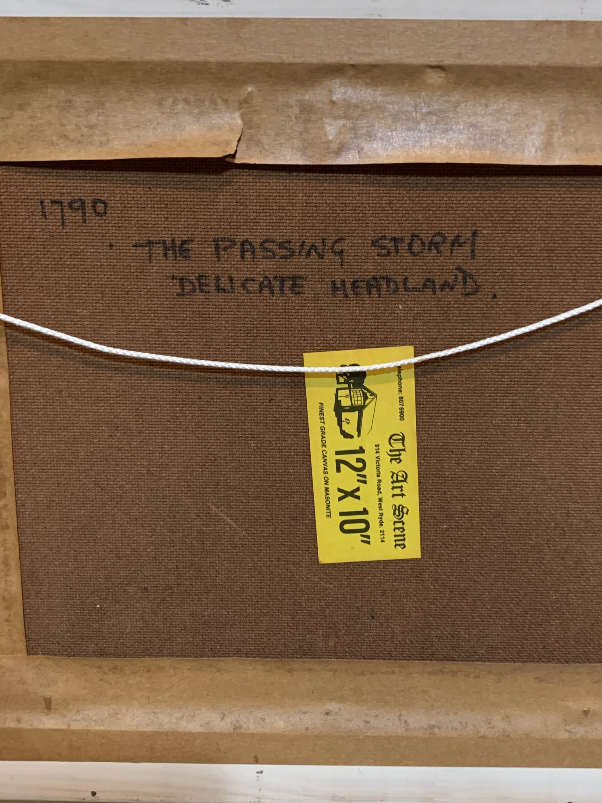 Les Graham Oil Painting - The Passing Storm - 46x50cm - Vintage Keepsakes