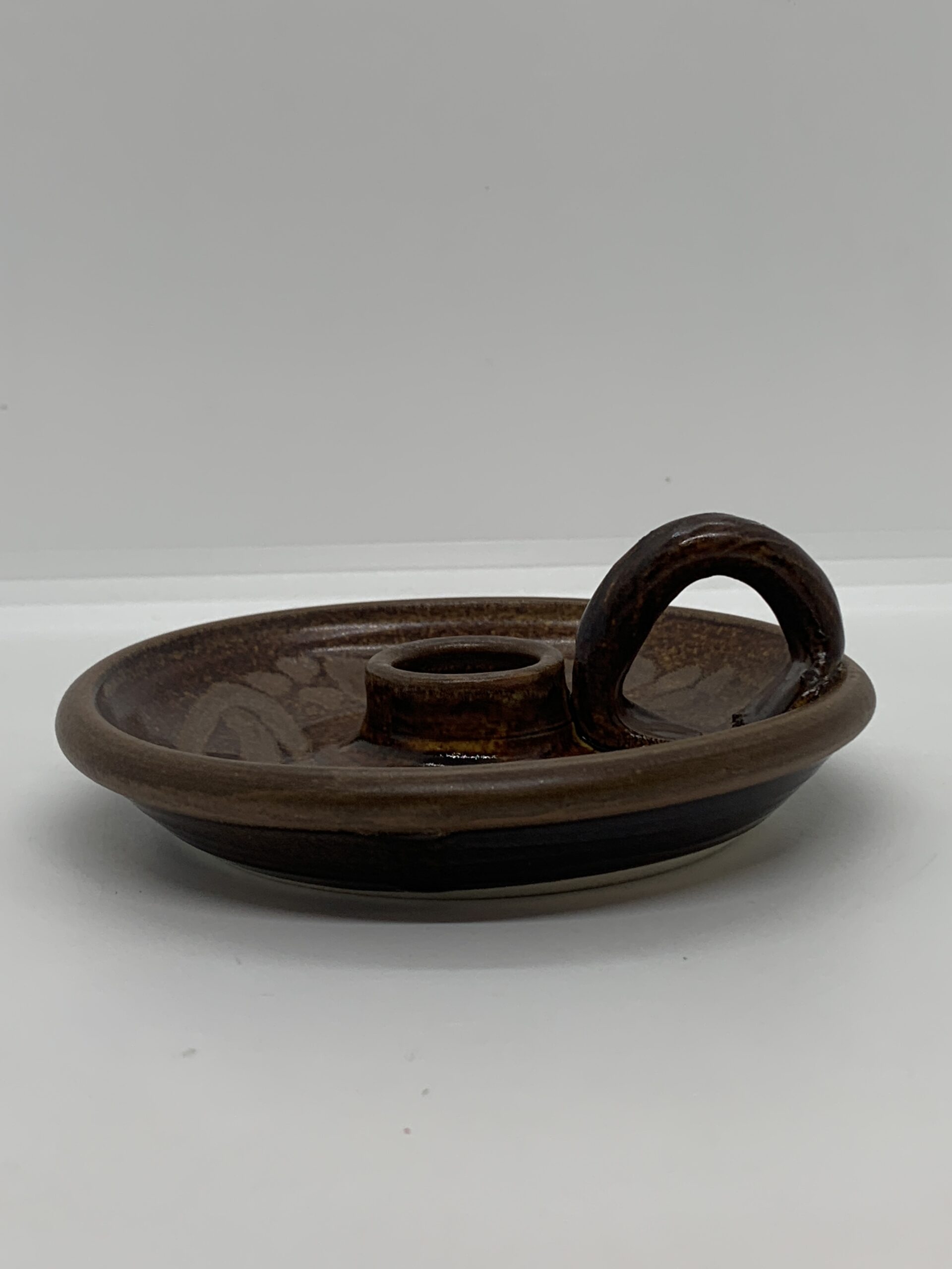 Alice Springs Pottery Candle Stick 12cm wide - stamped on base ...
