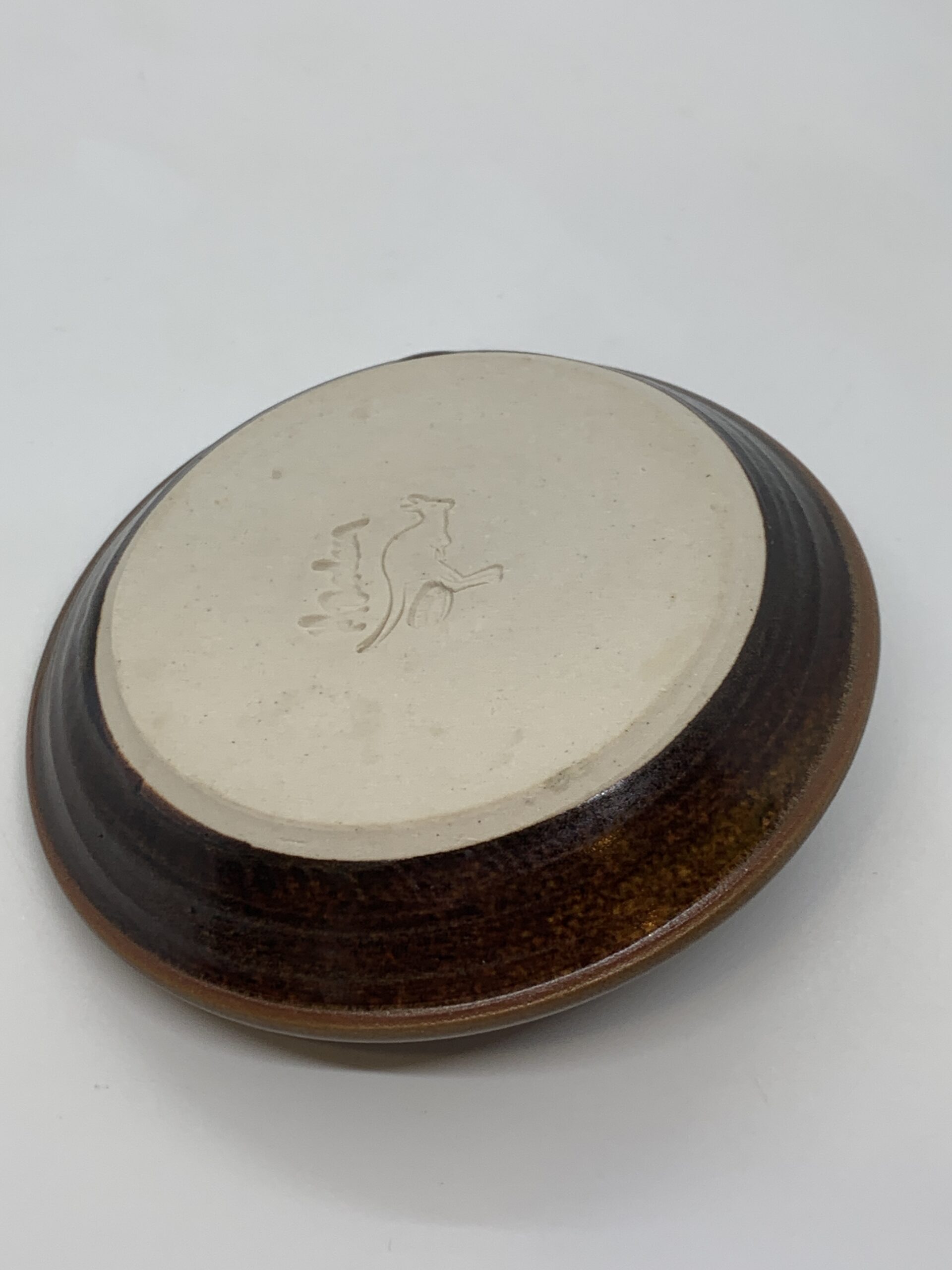 Alice Springs Pottery Candle Stick 12cm wide - stamped on base ...