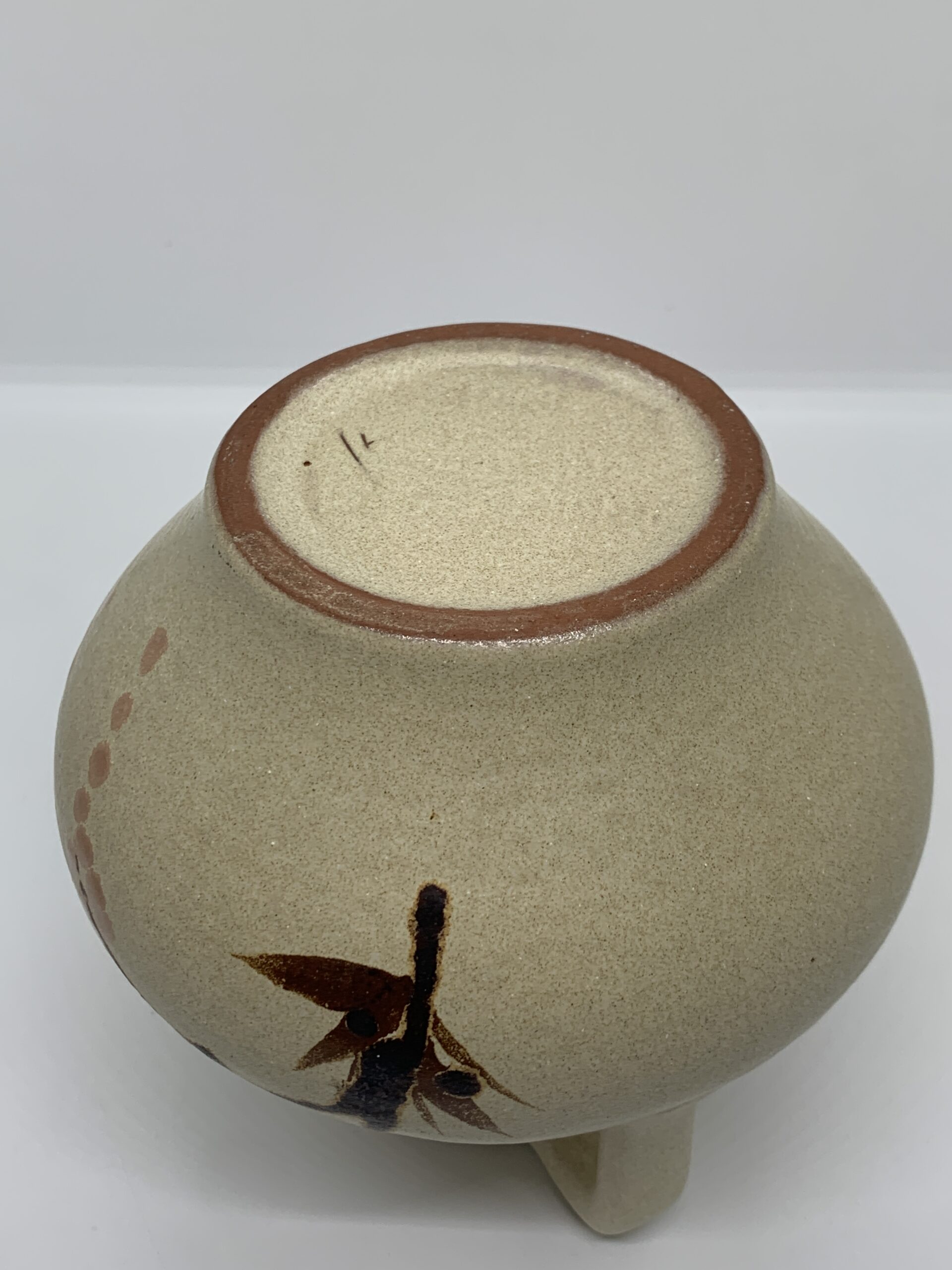 West German Handled Jug 15cm High (3049) - Vintage Keepsakes