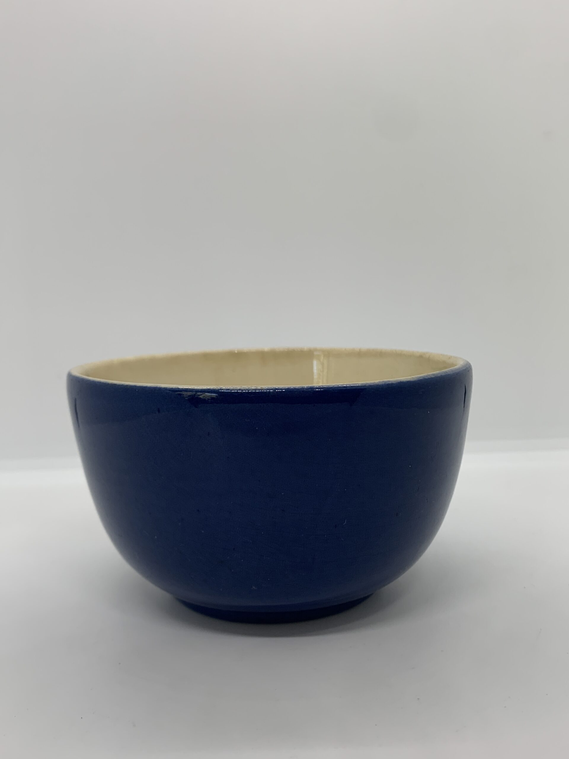 Vintage Blue Pottery Bowl 10cm - Vintage Keepsakes