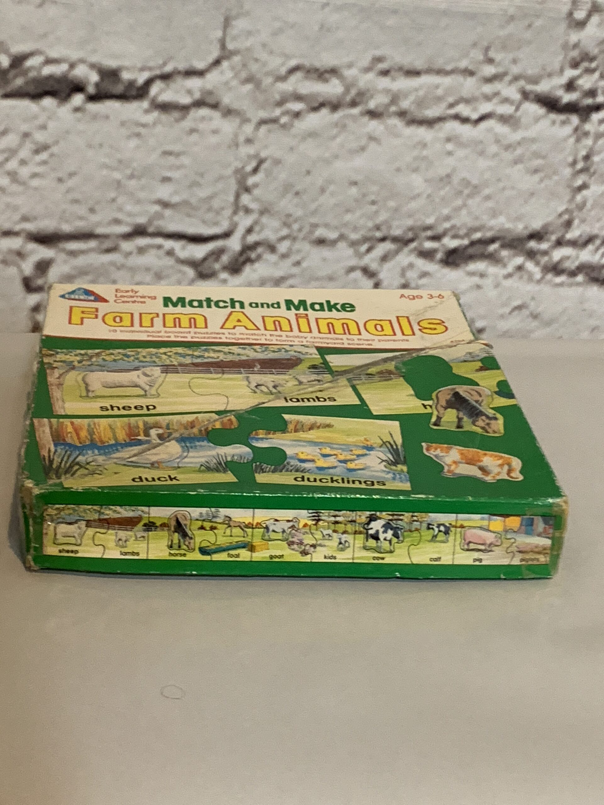 ELC Match and Make Farm Animals Puzzle - Vintage Keepsakes