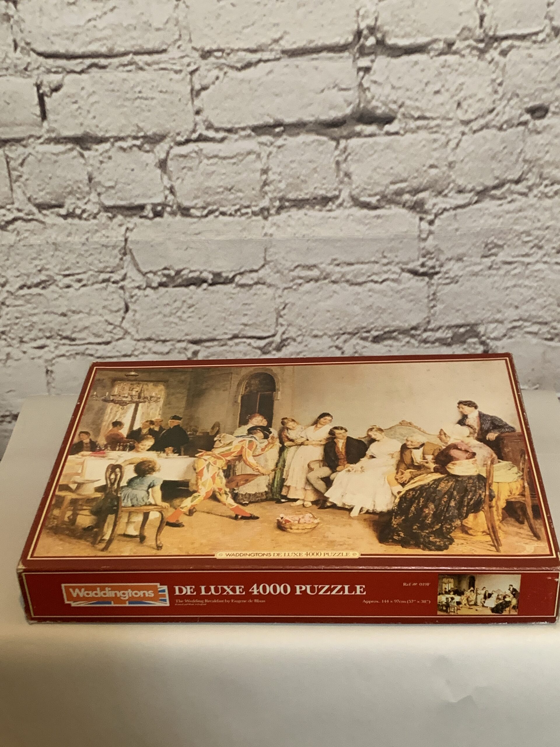 Waddingtons 4000pc - The Wedding Breakfast - Jigsaw Puzzle - Vintage ...