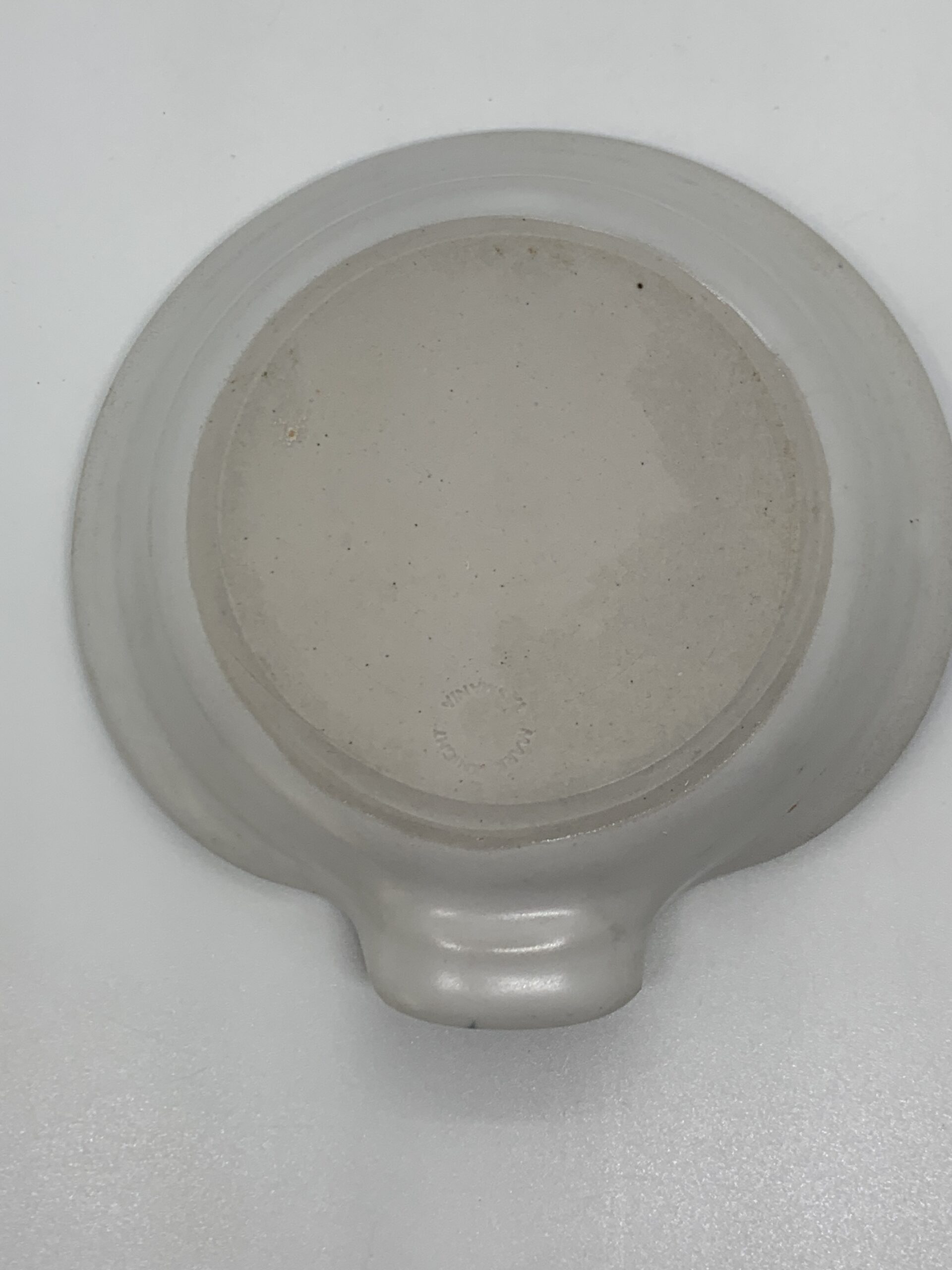 Mark Knight Pottery Spoon Rest with Iris Design12cm - Vintage Keepsakes