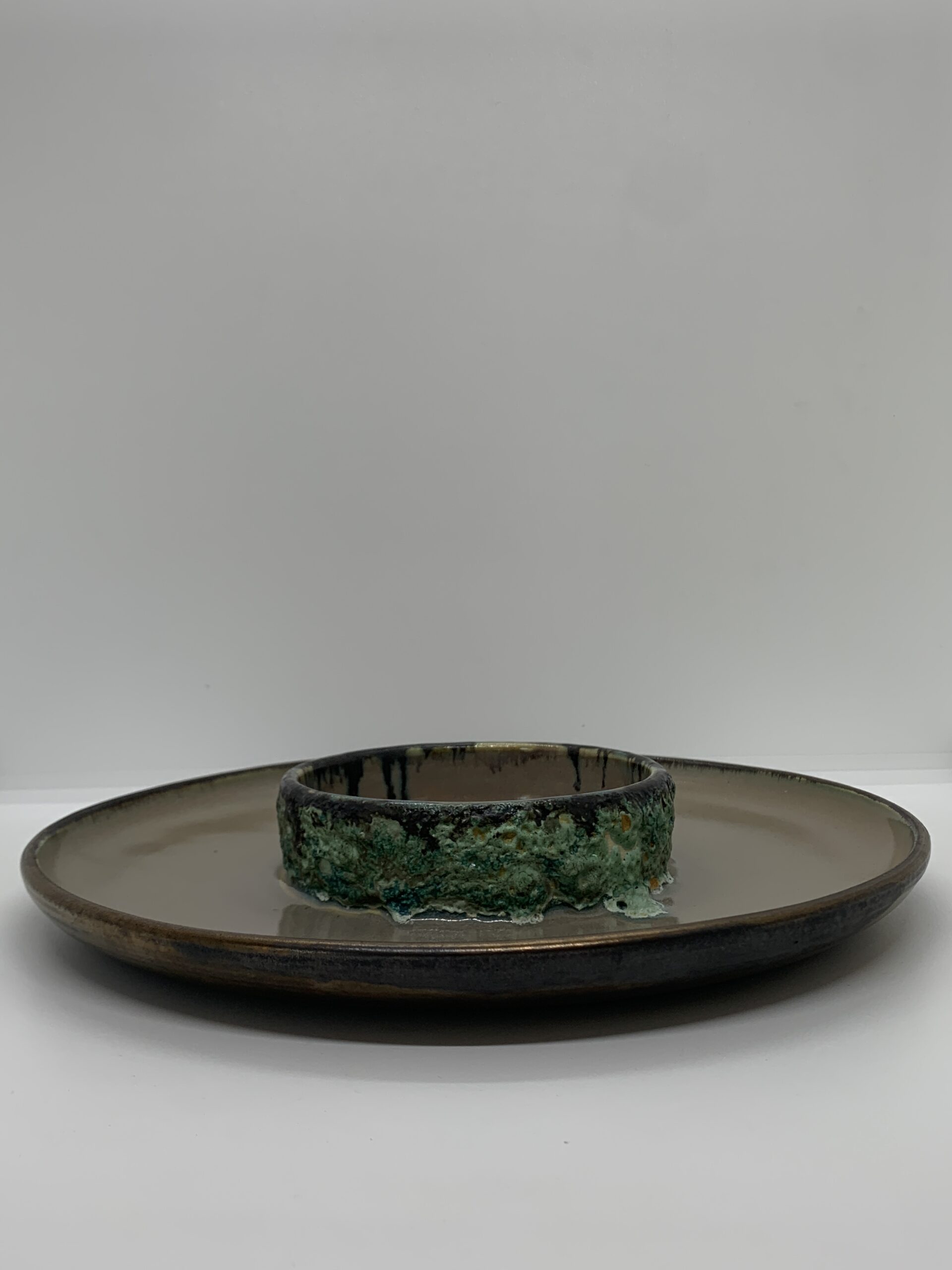 RM Beck Chip and Dip Bowl and Platter 25cm - Vintage Keepsakes