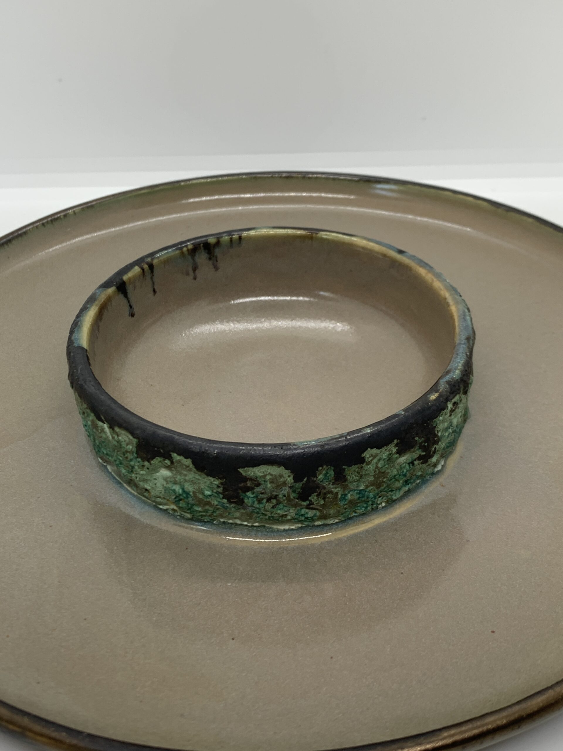 RM Beck Chip and Dip Bowl and Platter 25cm - Vintage Keepsakes