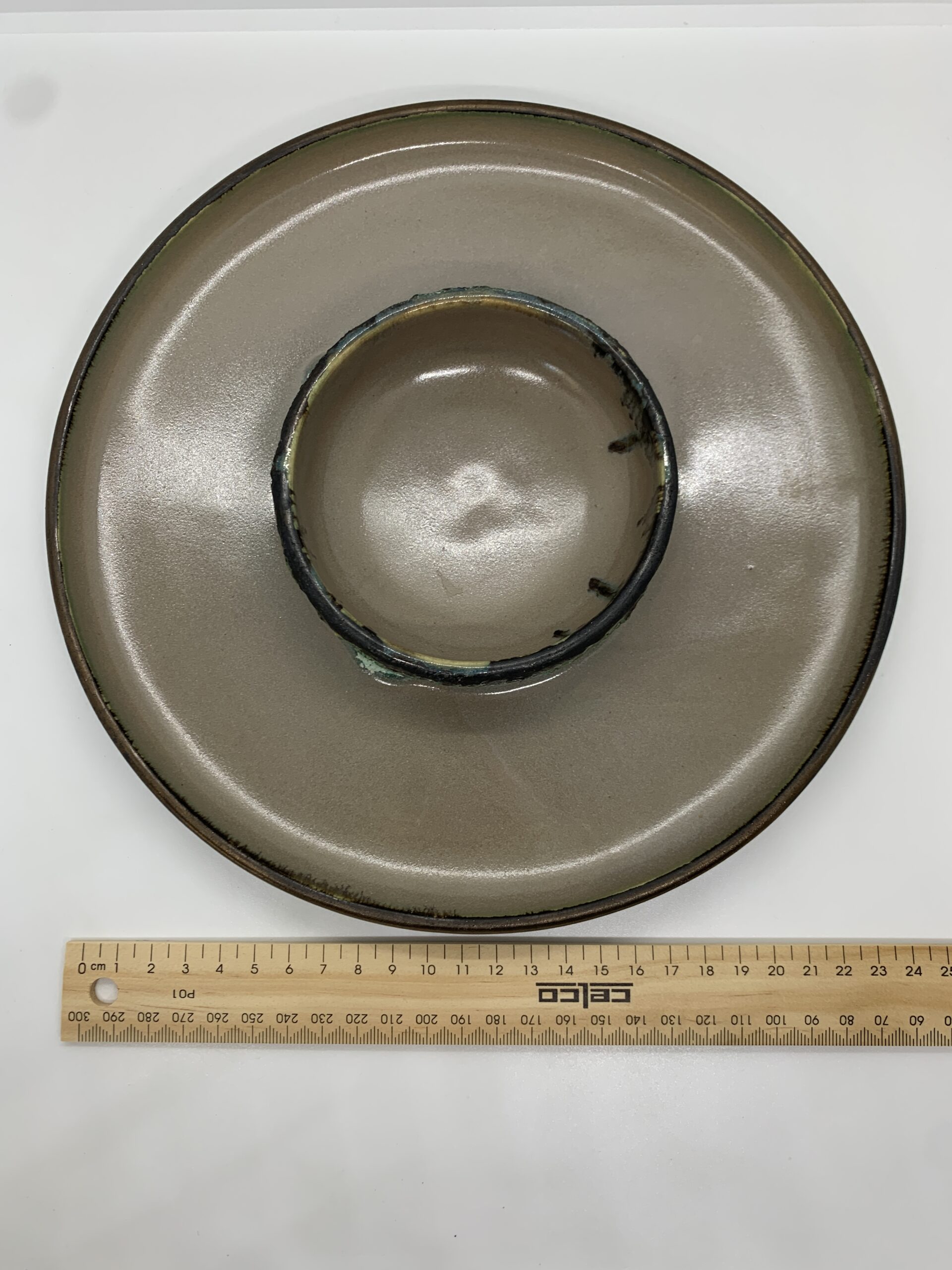 RM Beck Chip and Dip Bowl and Platter 25cm - Vintage Keepsakes