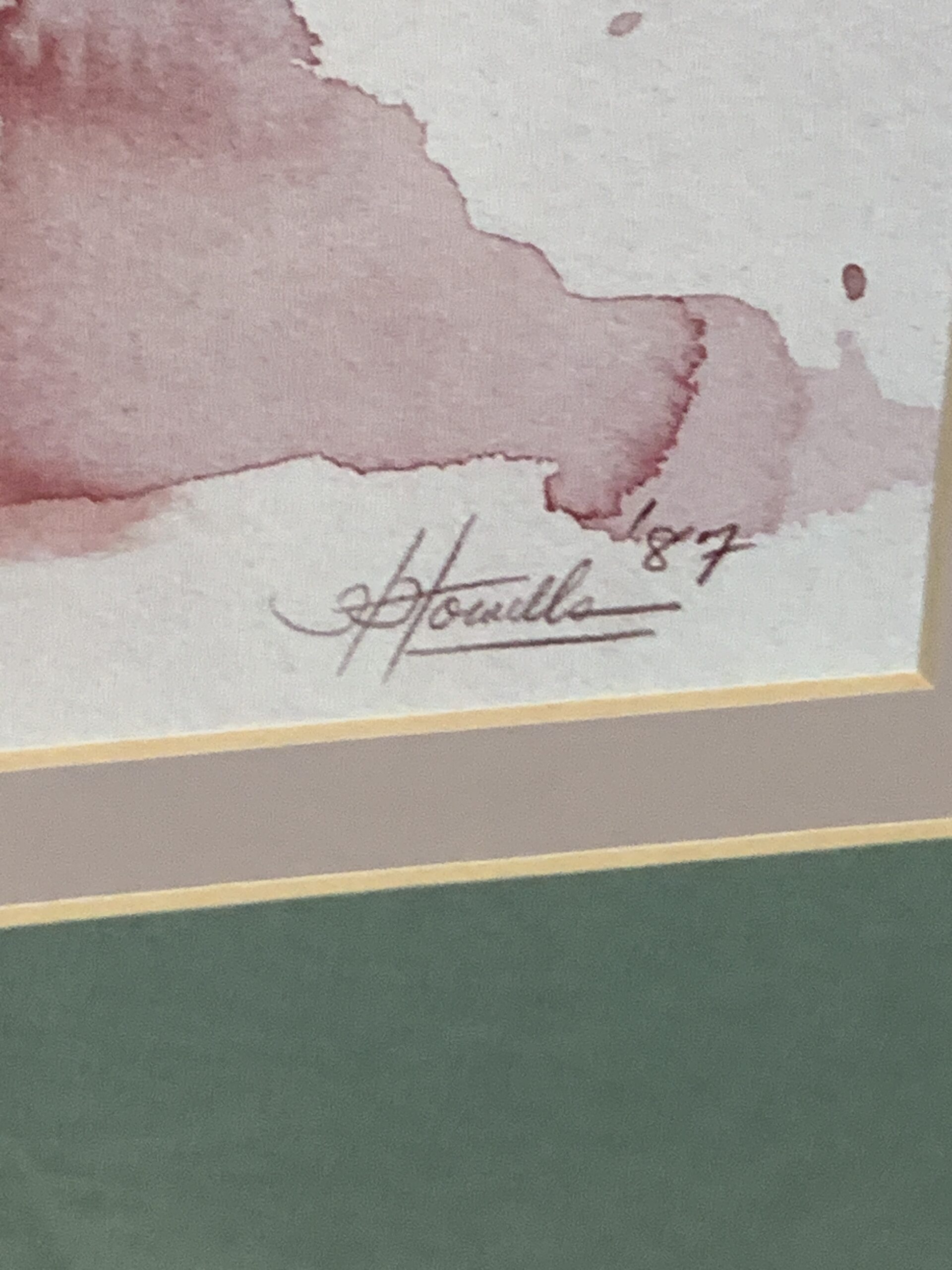 Vintage Henry Howells - Veridigris Poppies - 76x100cm - Vintage Keepsakes