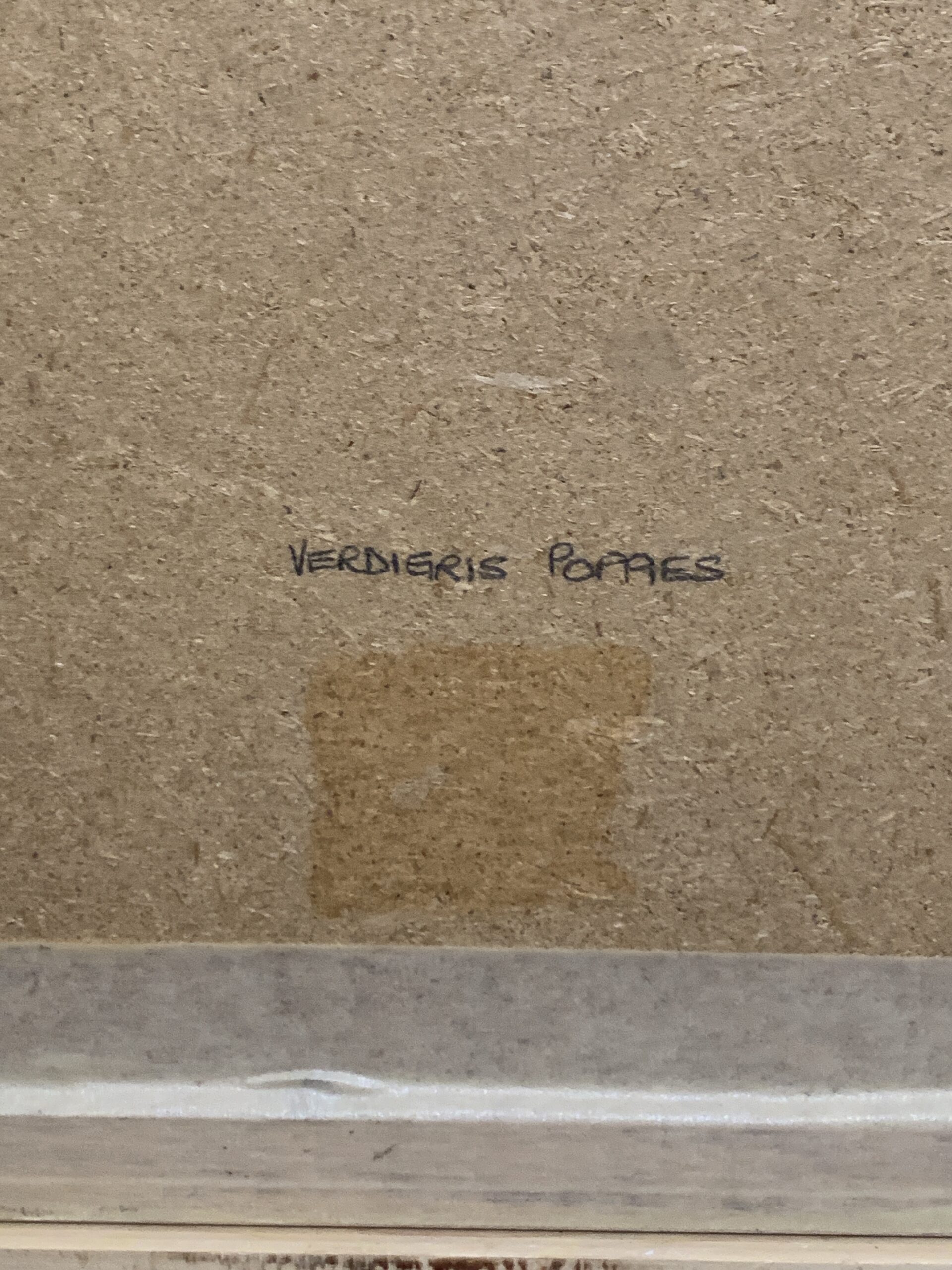 Vintage Henry Howells - Veridigris Poppies - 76x100cm - Vintage Keepsakes