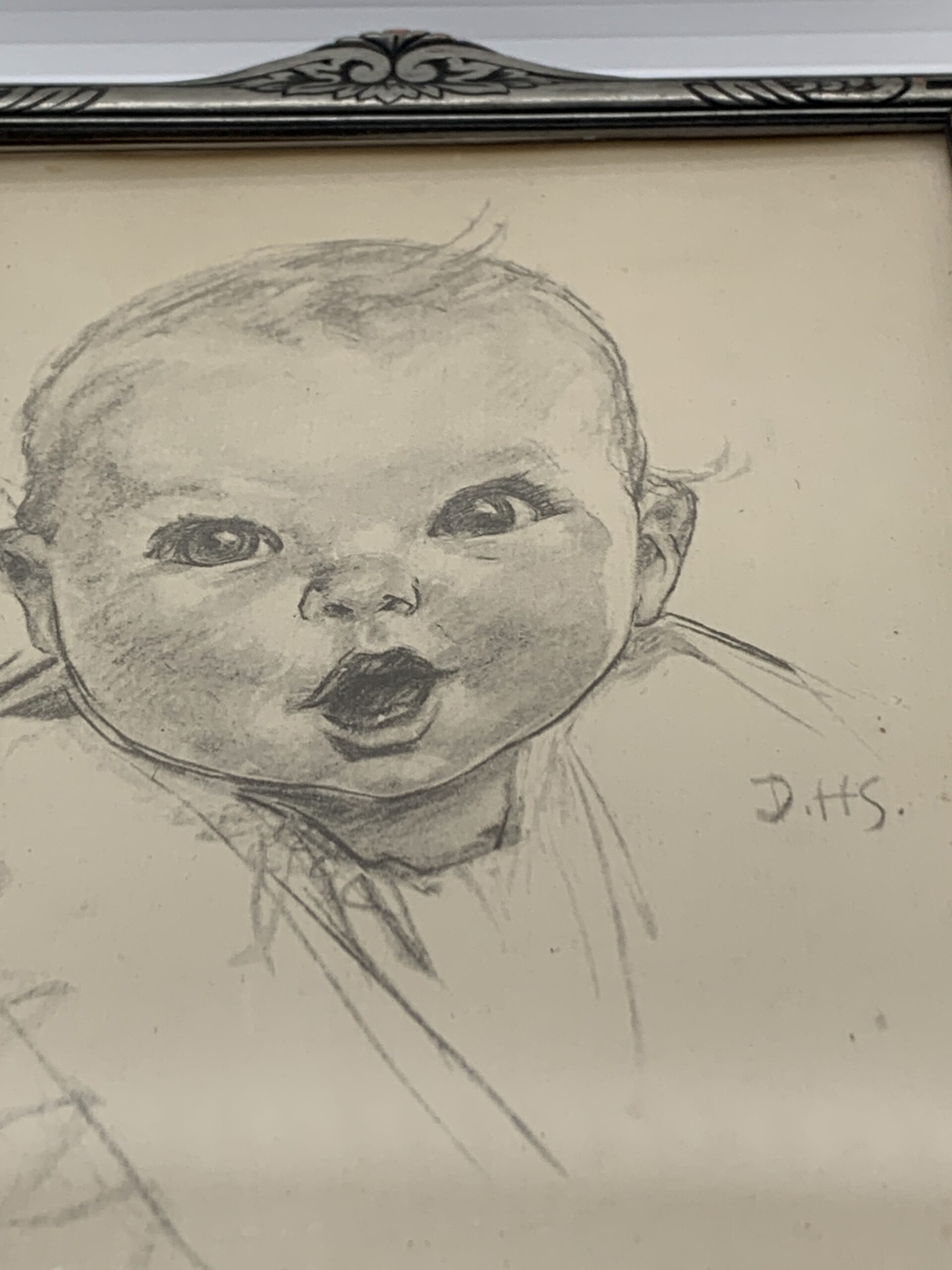 The Gerber Baby Litho in Frame 27x22cm - Vintage Keepsakes
