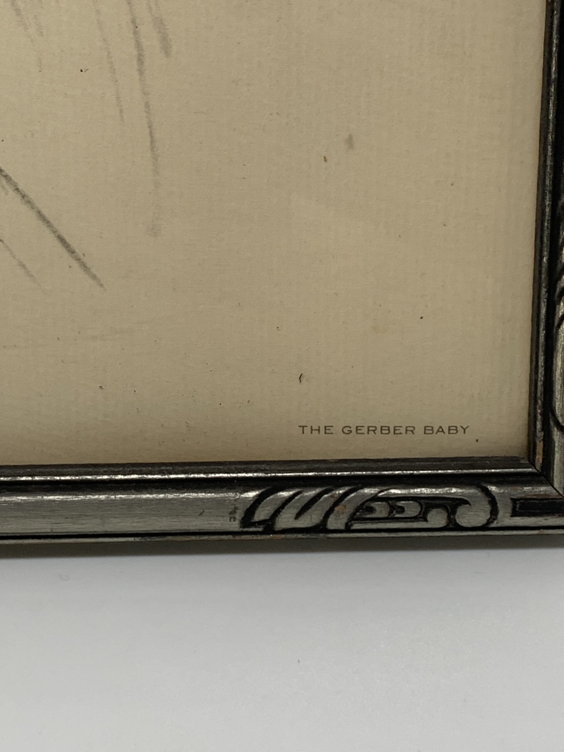 The Gerber Baby Litho in Frame 27x22cm - Vintage Keepsakes