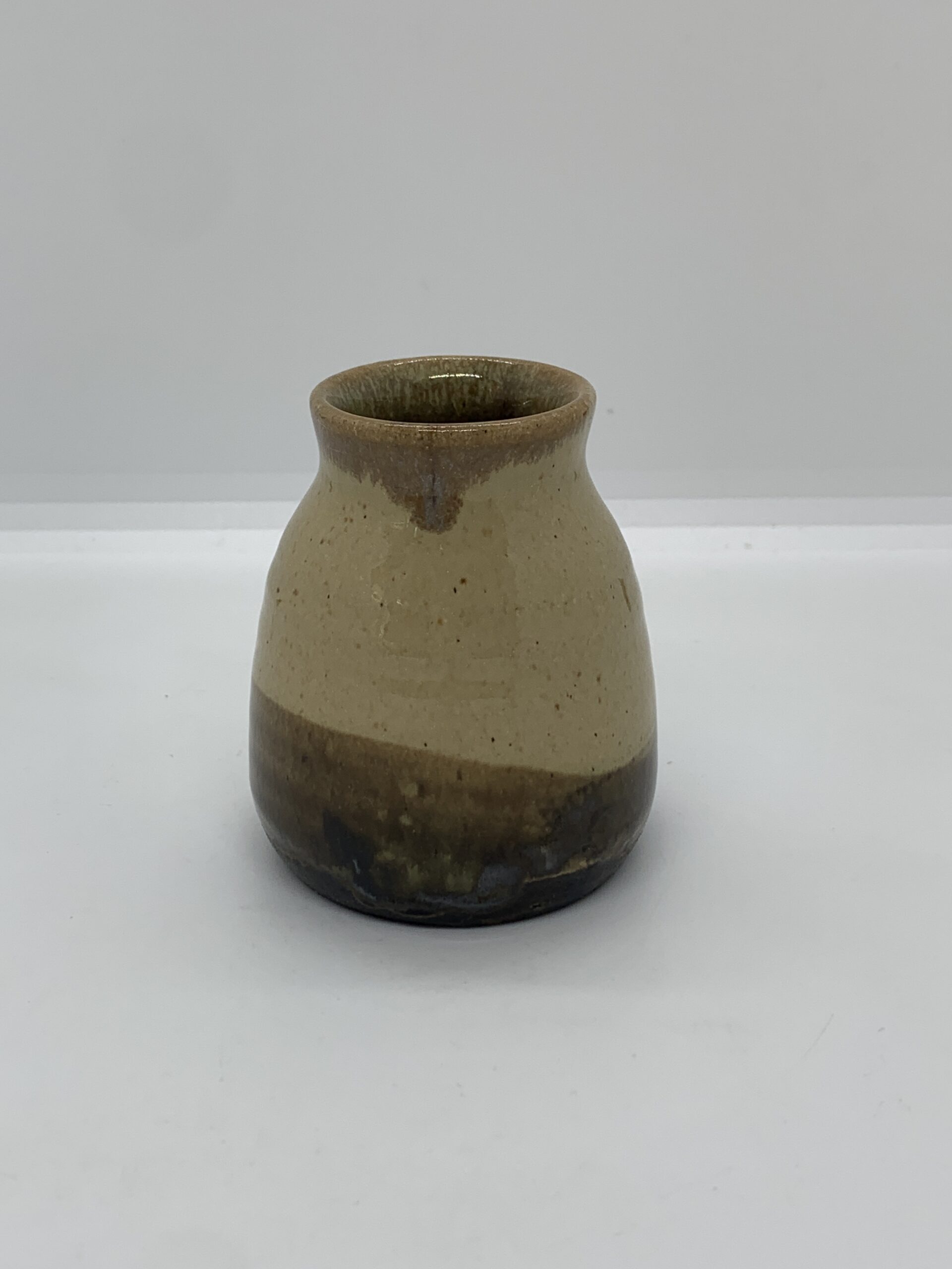 Small RM Beck Australian Pottery Vase 7cm - Vintage Keepsakes