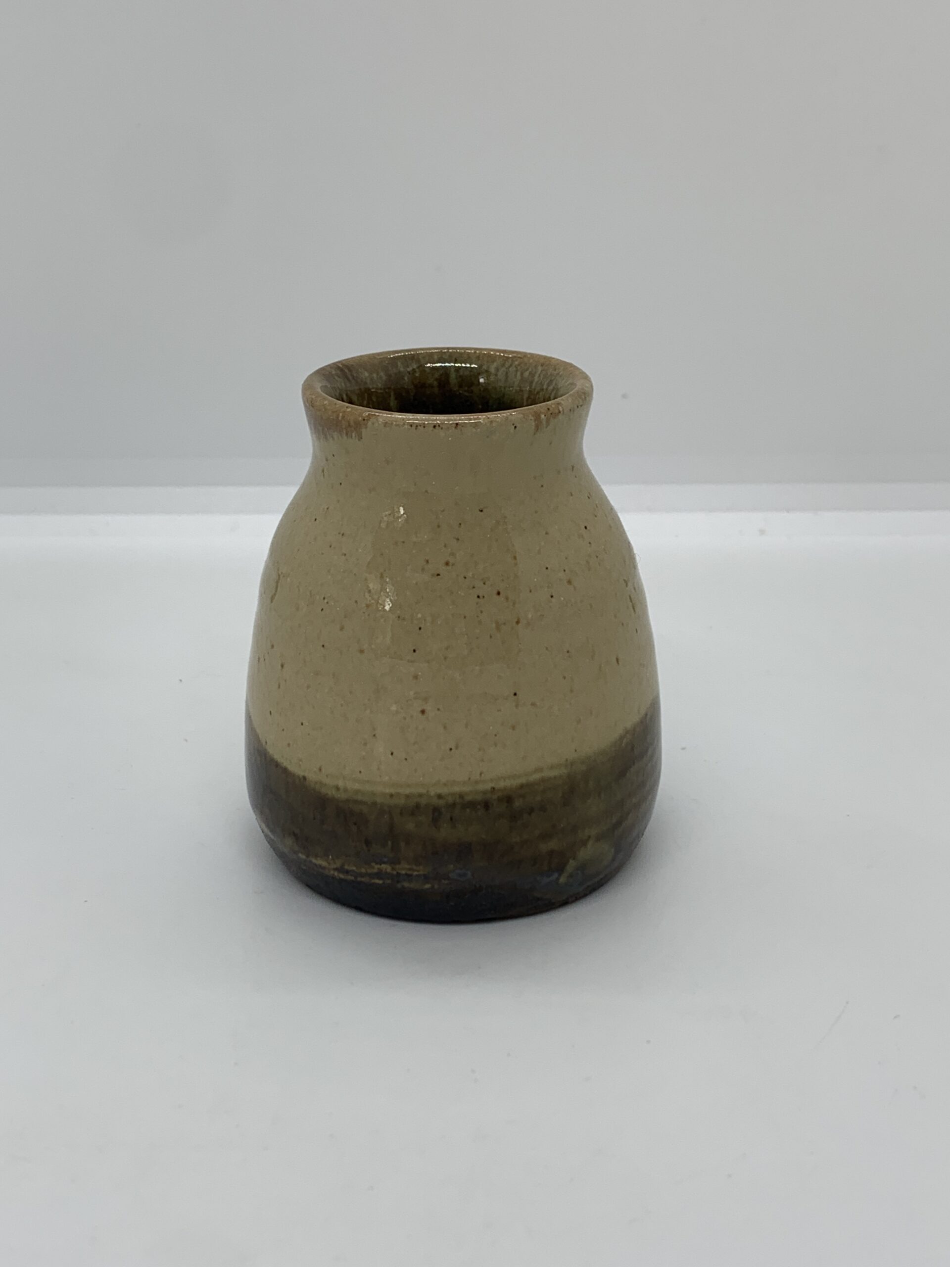 Small RM Beck Australian Pottery Vase 7cm - Vintage Keepsakes