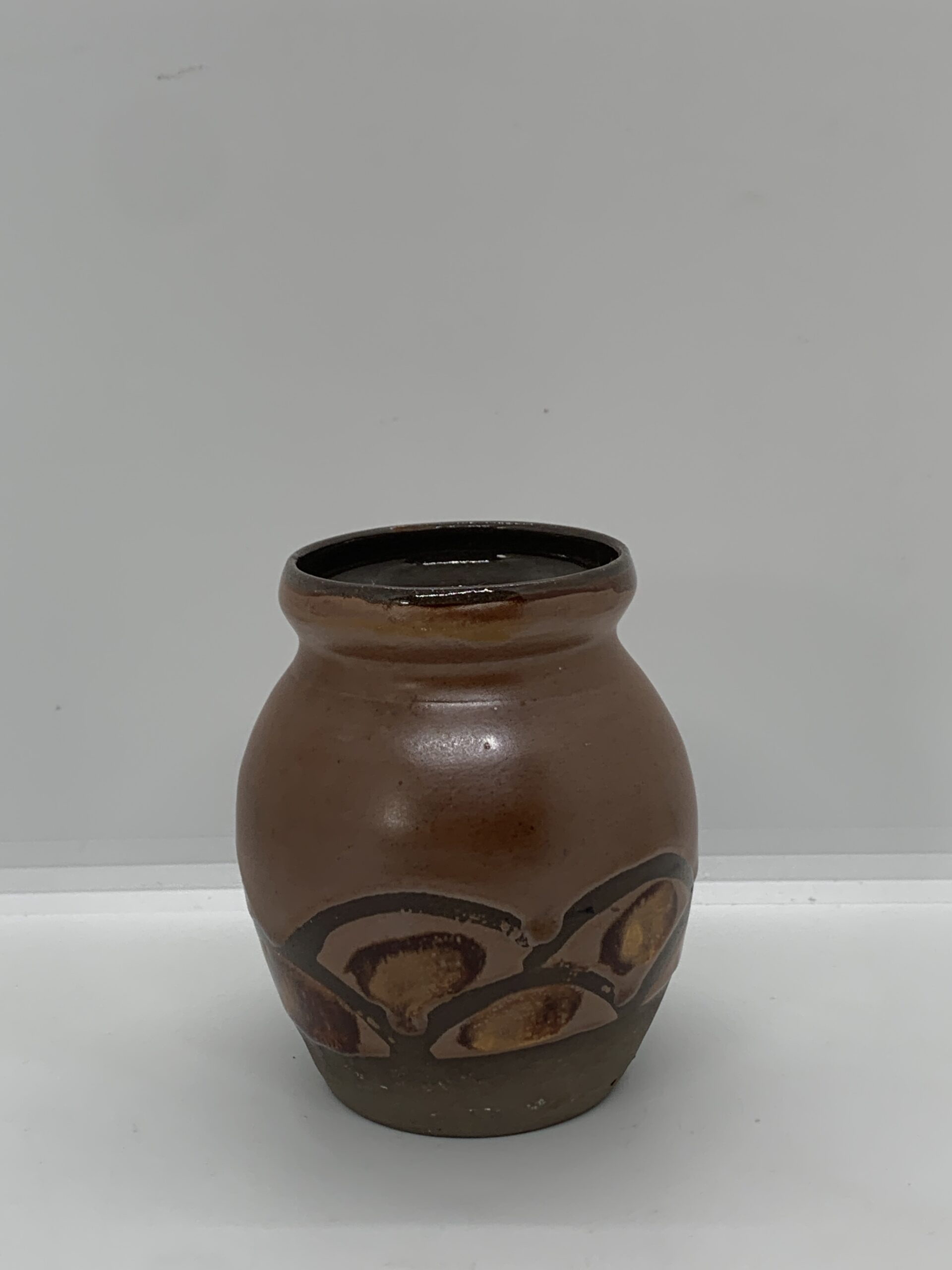 Brown Dyson Aust Pottery Vase 10cm - Vintage Keepsakes