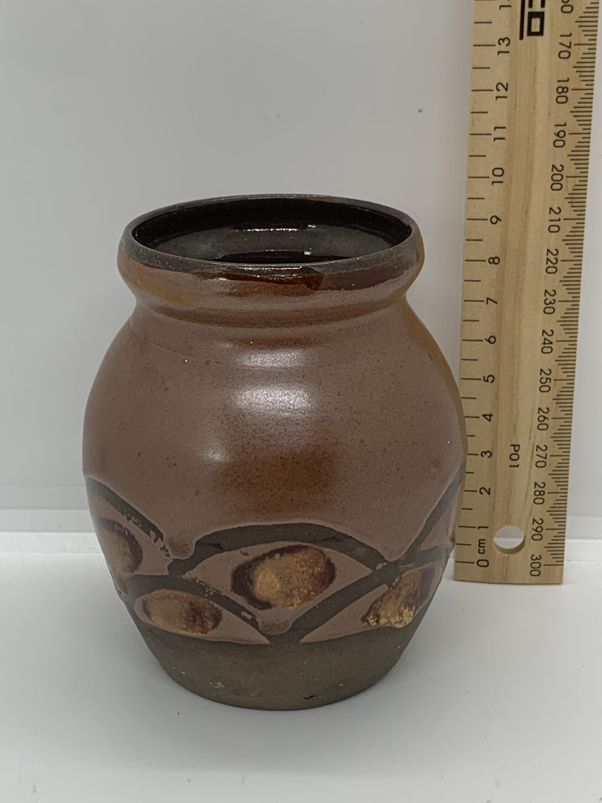 Brown Dyson Aust Pottery Vase 10cm - Vintage Keepsakes