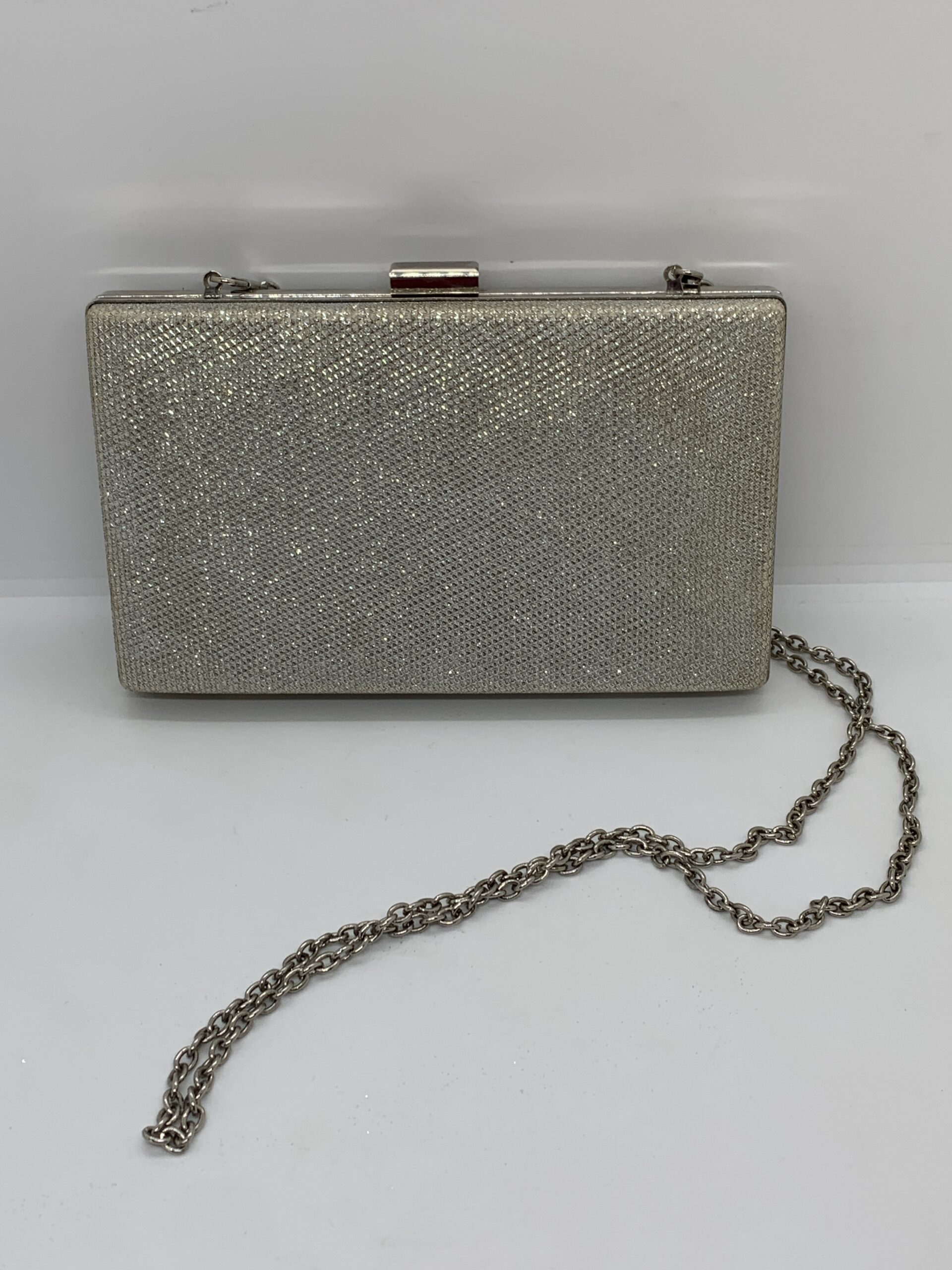 Silver Purse (made for Strandbags) with Chain 19x12cm (AF) - Vintage ...