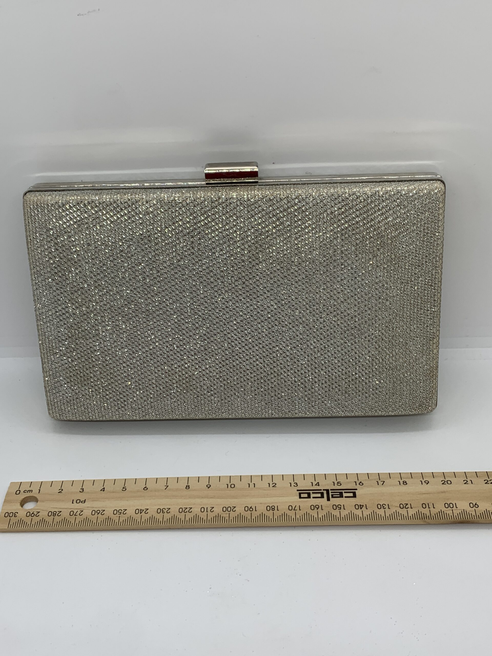 Silver Purse (made for Strandbags) with Chain 19x12cm (AF) - Vintage ...