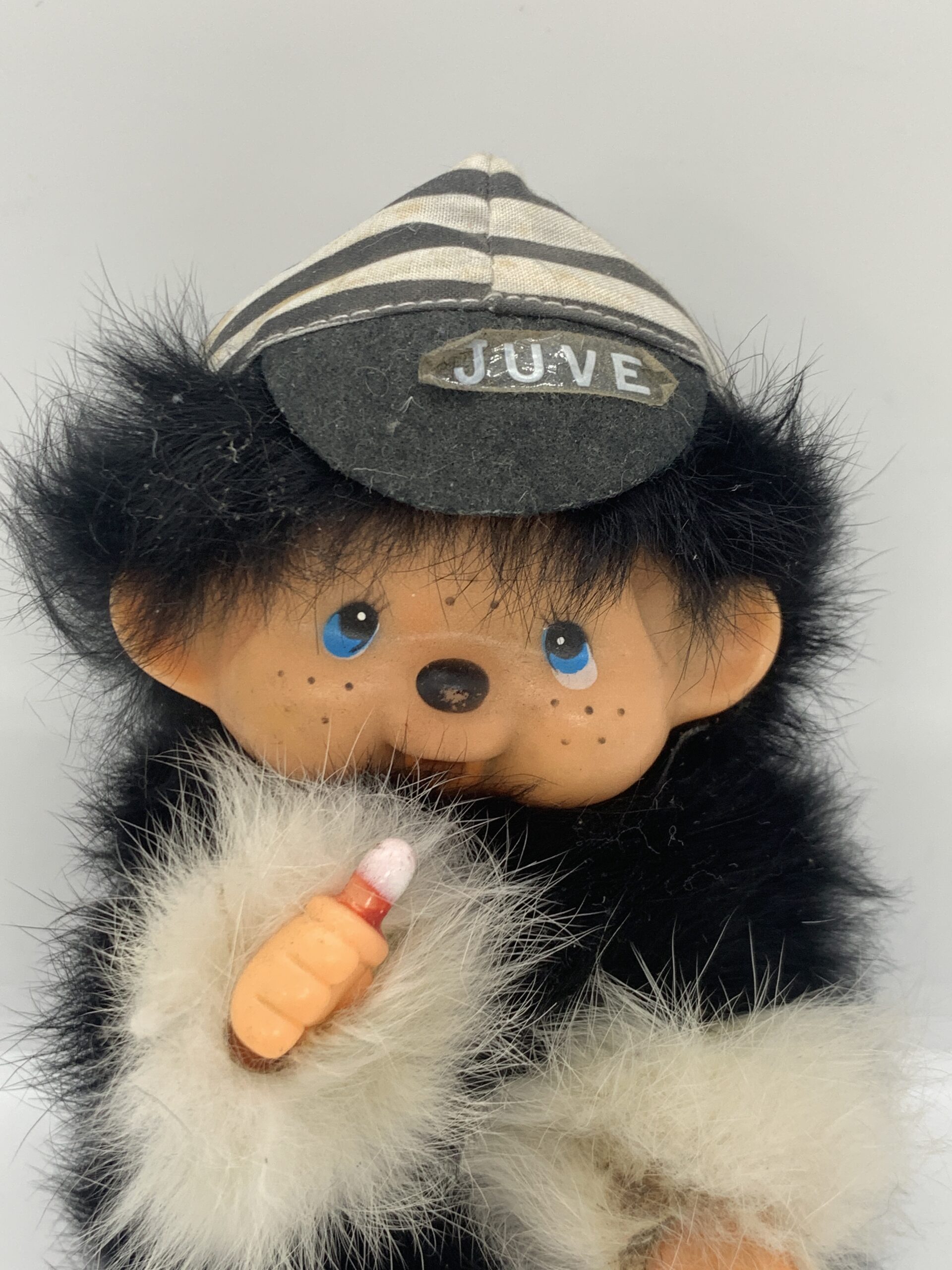 Vintage Monchichi Thumb Sucker Plush 18cm - Vintage Keepsakes