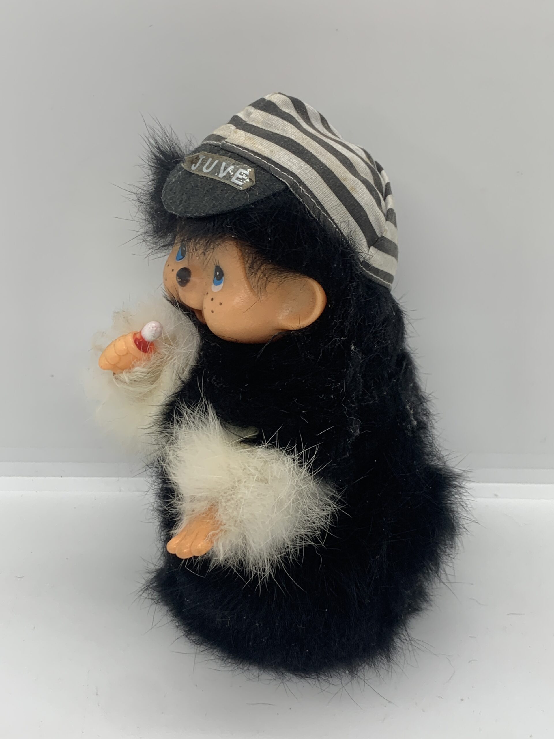 Vintage Monchichi Thumb Sucker Plush 18cm - Vintage Keepsakes