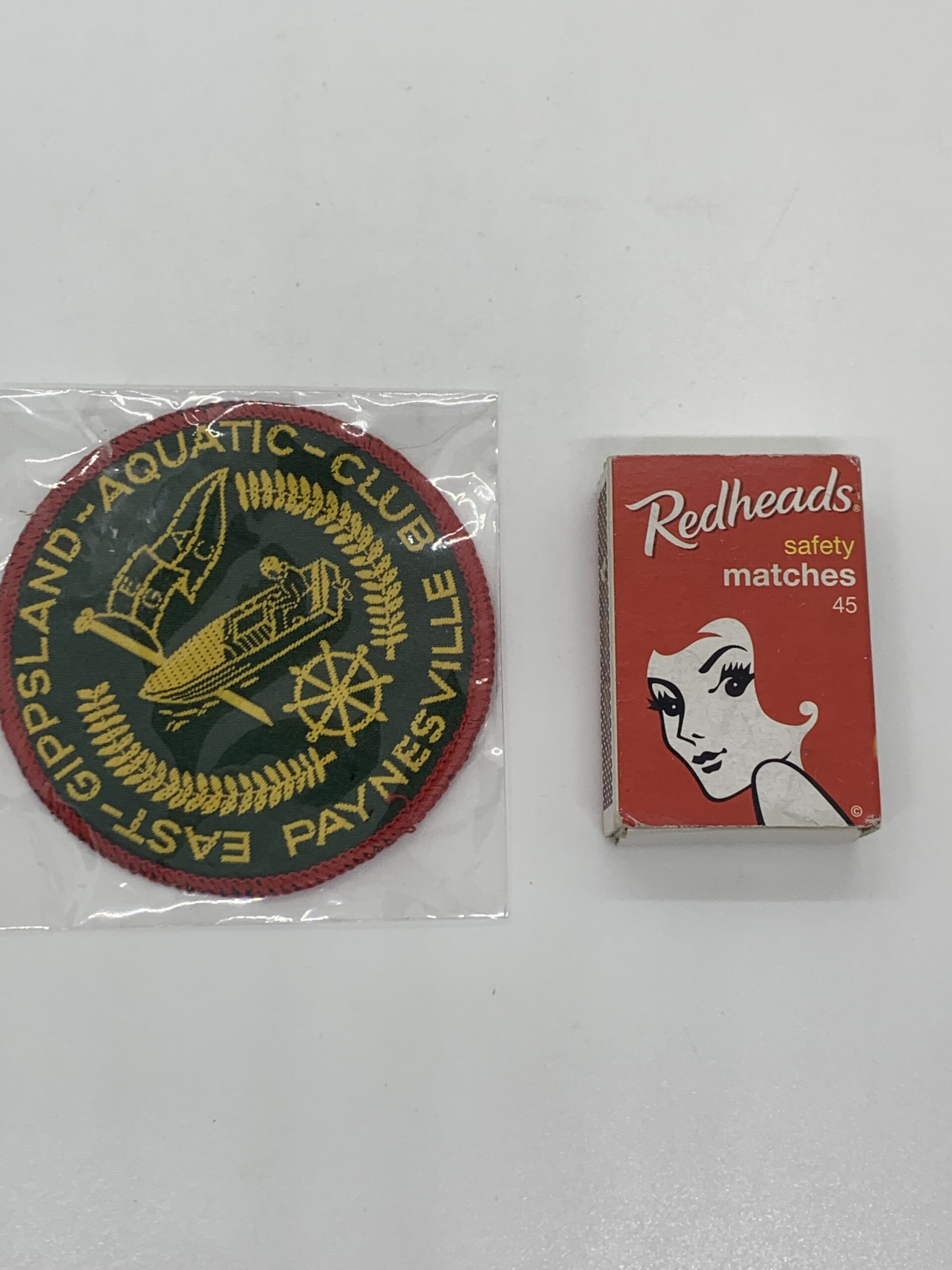 Round Aquatic Club Paynseville Patch - Vintage Keepsakes