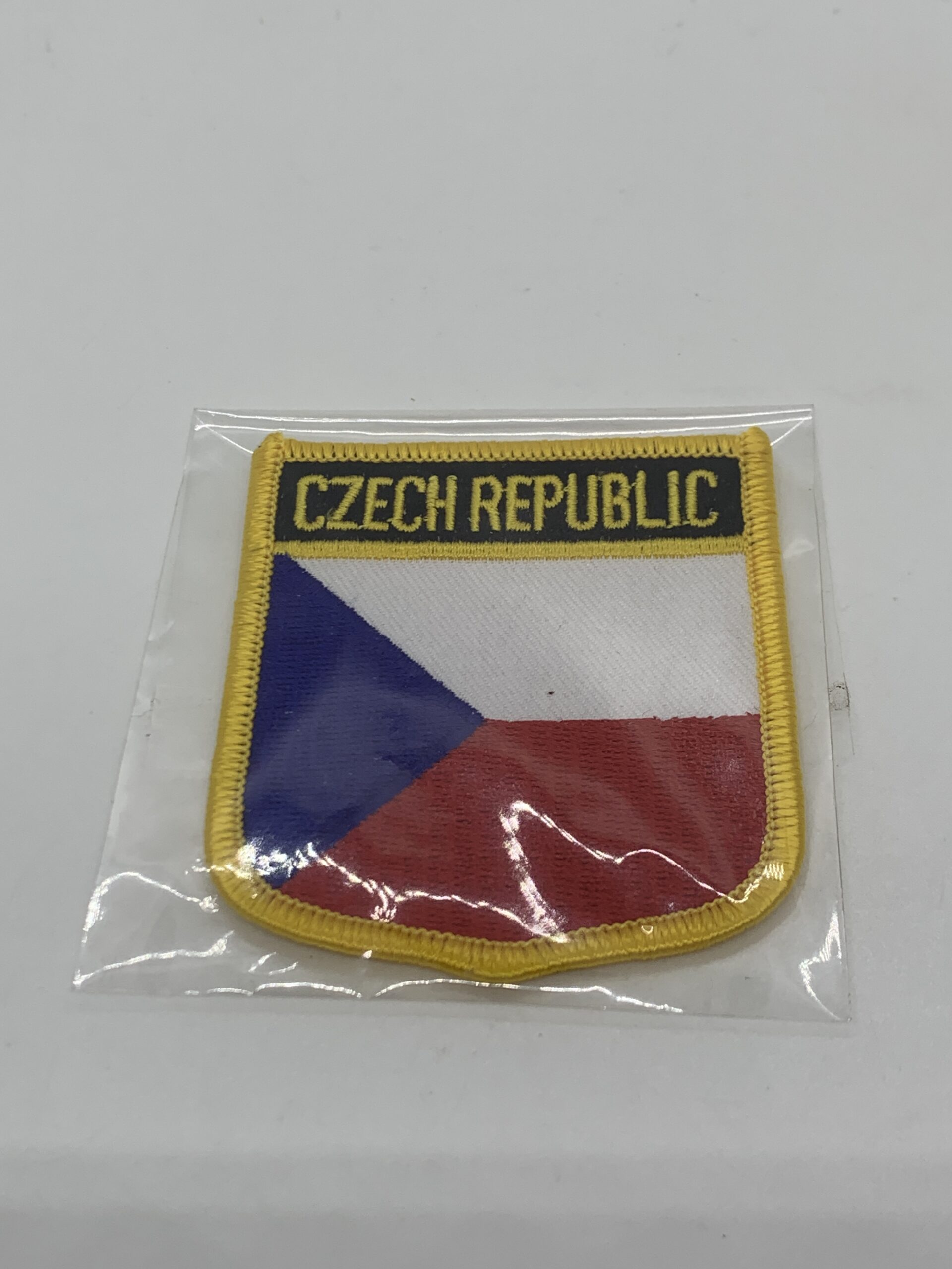 Czech Republic Cloth Patch 7.5x6cm - Vintage Keepsakes