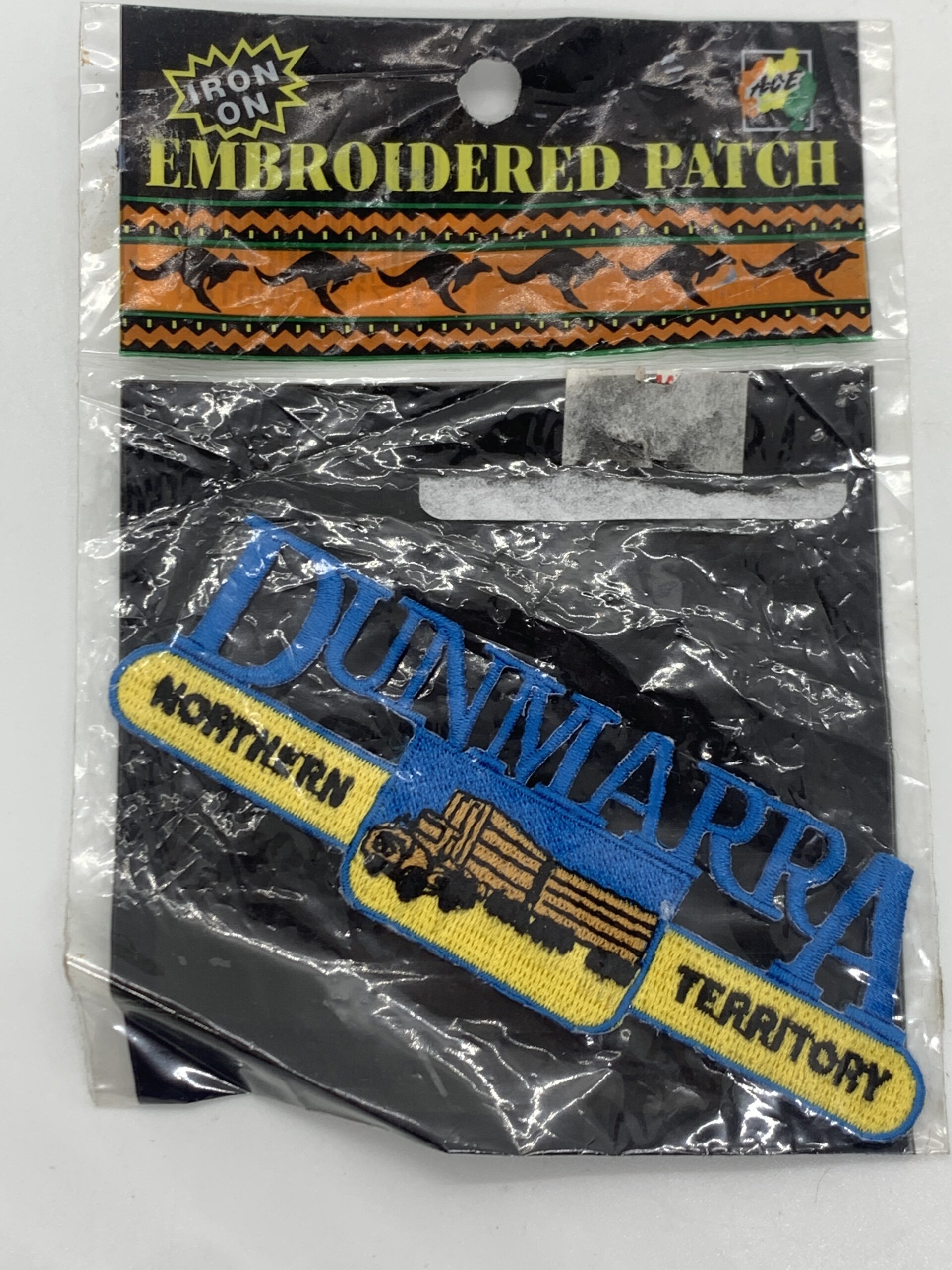 Dunmarra - Northern Territory Cloth Patch 10cm wide - Vintage Keepsakes