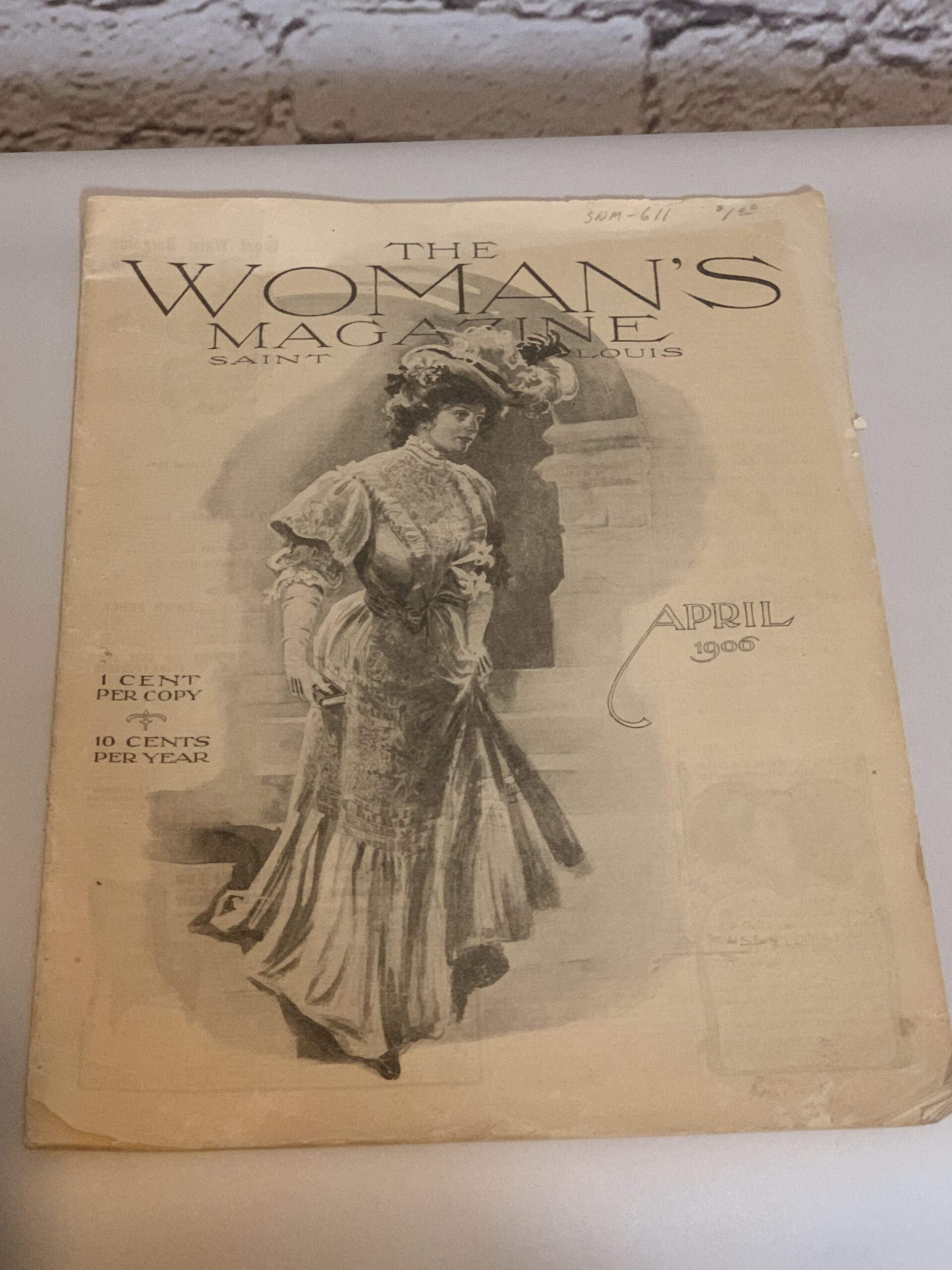 The Womans Magazine Saint Louis - April 1906 (34x26cm) - Vintage Keepsakes