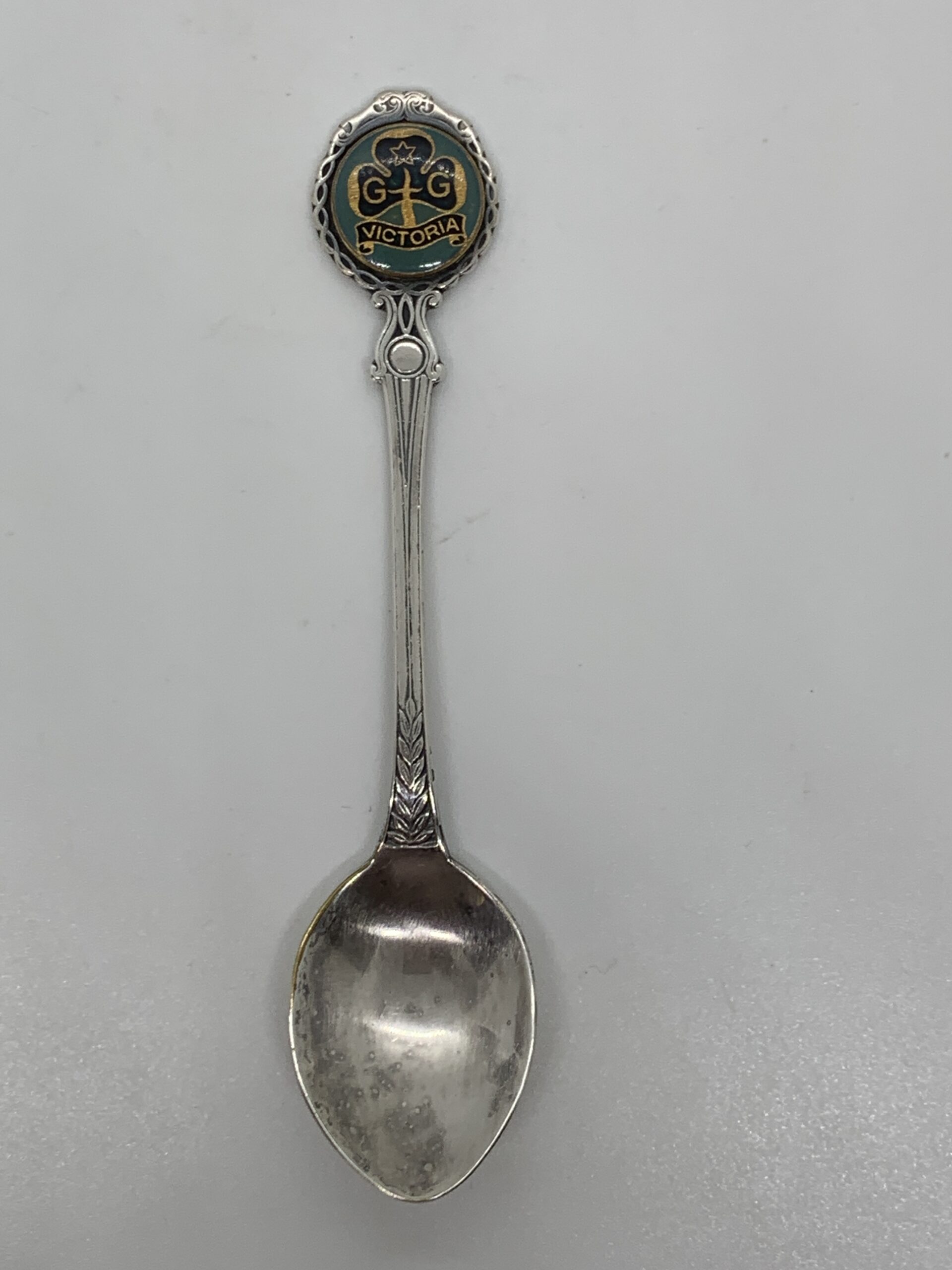Girl Guide Victoria Spoon - Made by Stokes (EP A1) 12cm - Vintage Keepsakes