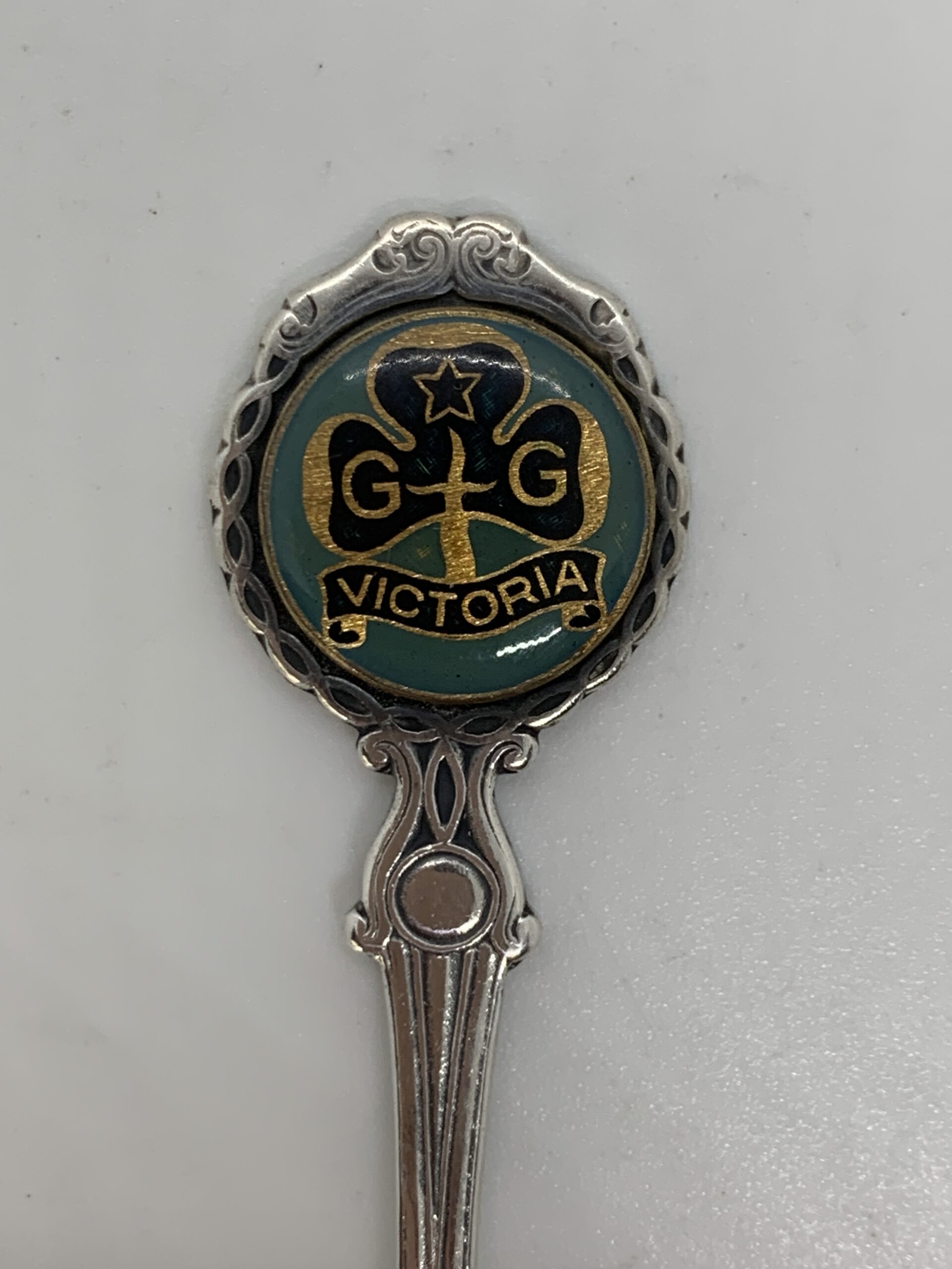 Girl Guide Victoria Spoon - Made by Stokes (EP A1) 12cm - Vintage Keepsakes