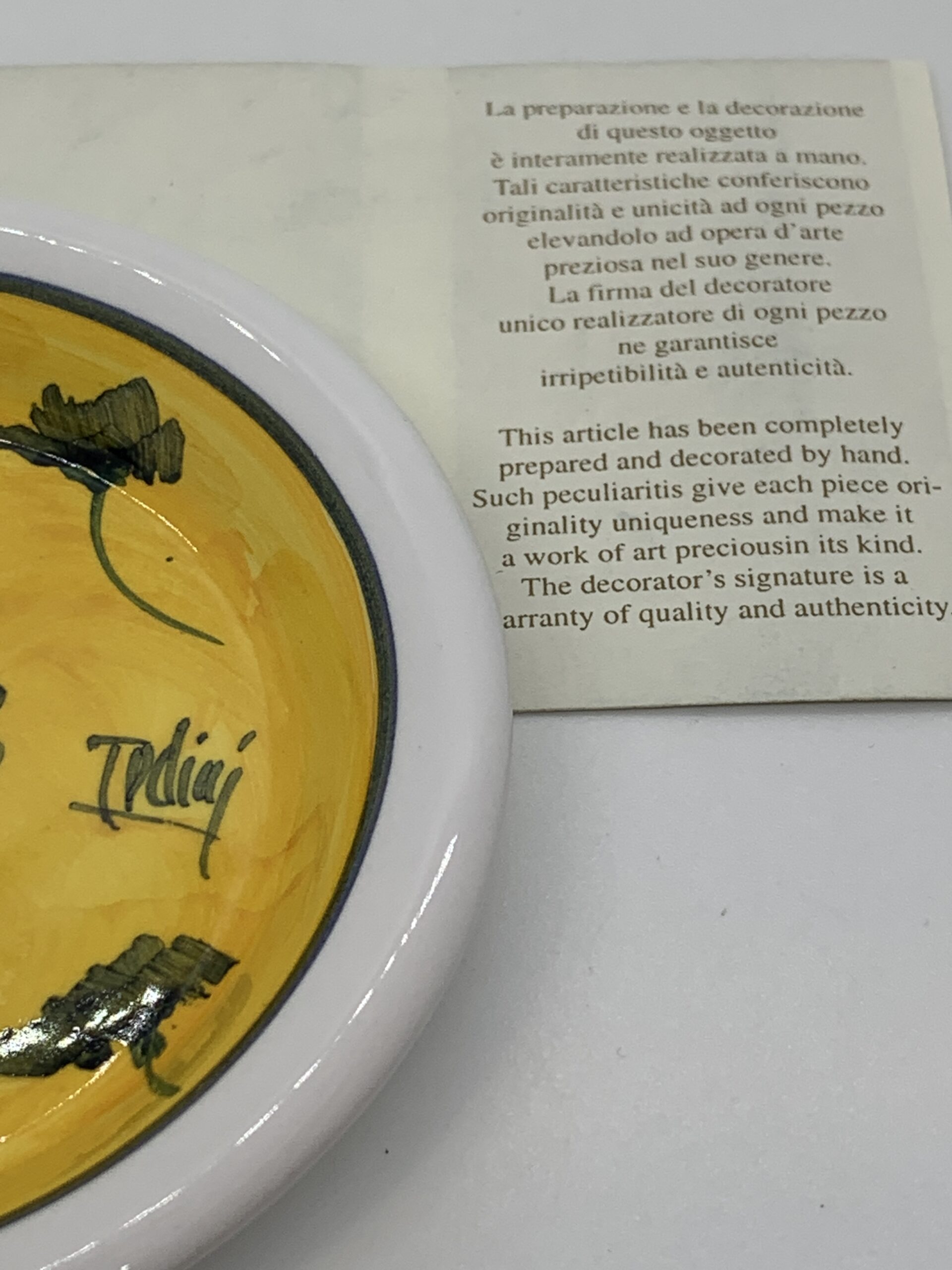 Marco Todini Plate in Box for CCR Melbourne 10cm - Vintage Keepsakes