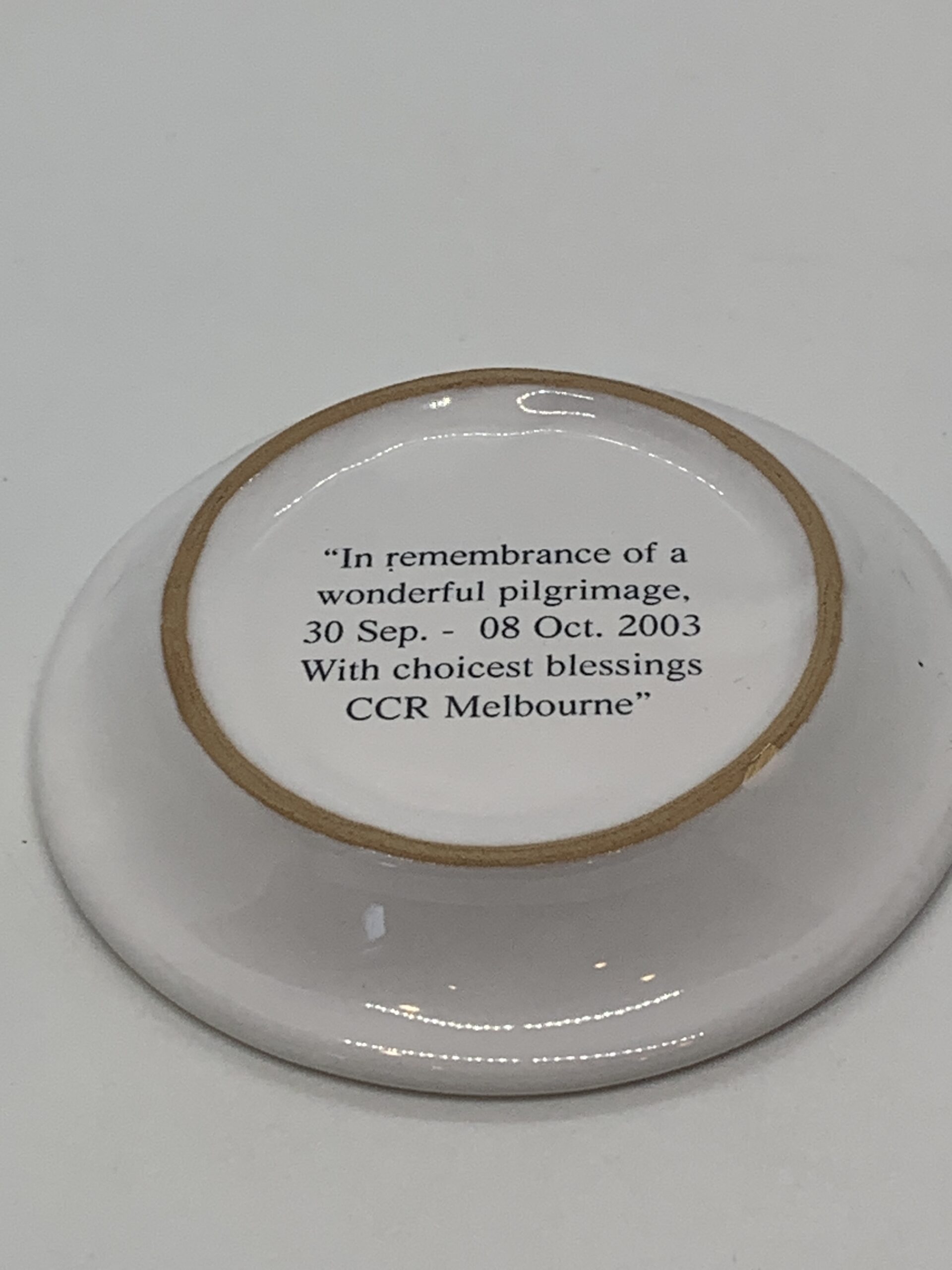 Marco Todini Plate in Box for CCR Melbourne 10cm - Vintage Keepsakes