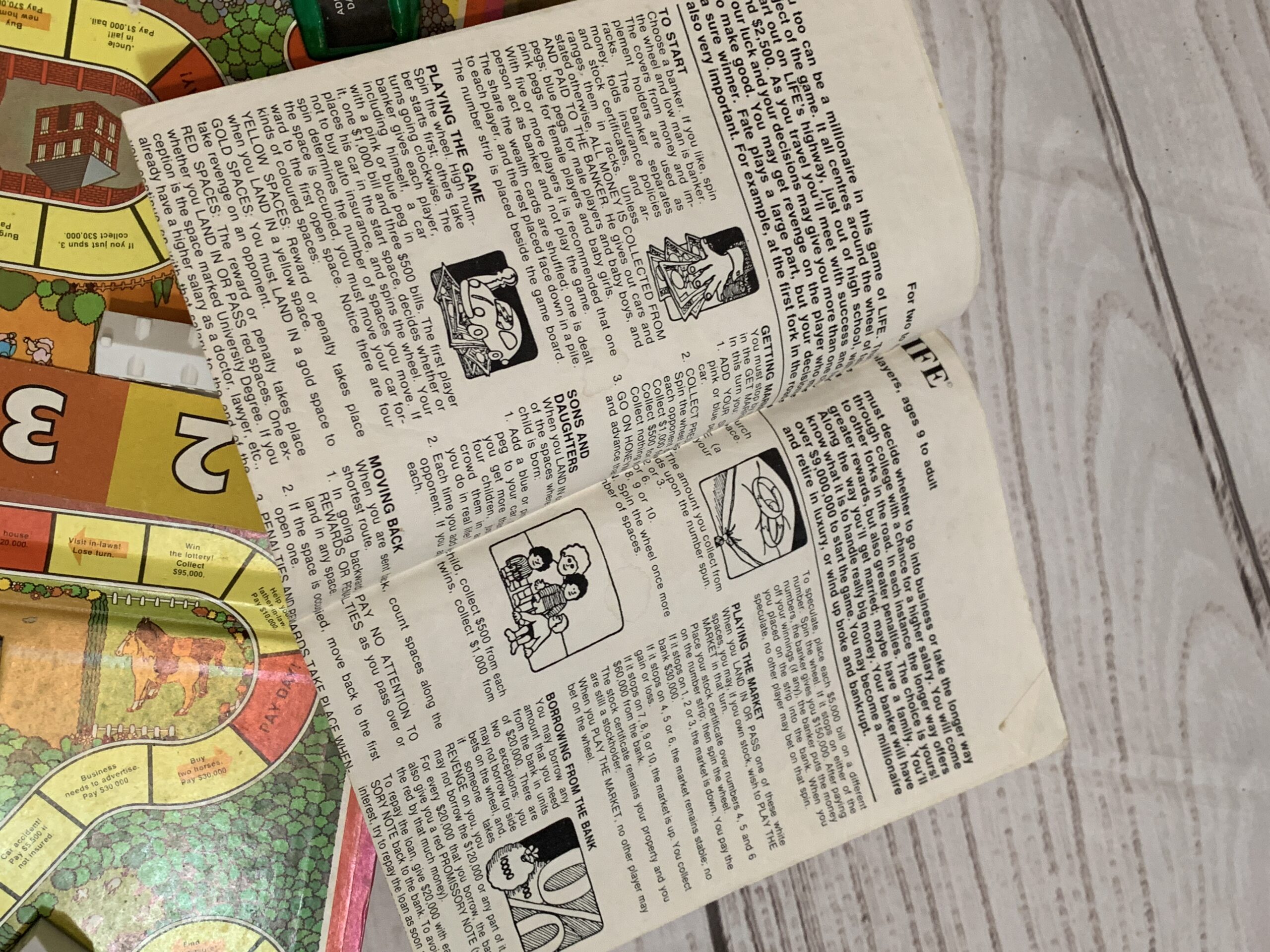 Vintage Game Of Life Board Game AF - Vintage Keepsakes
