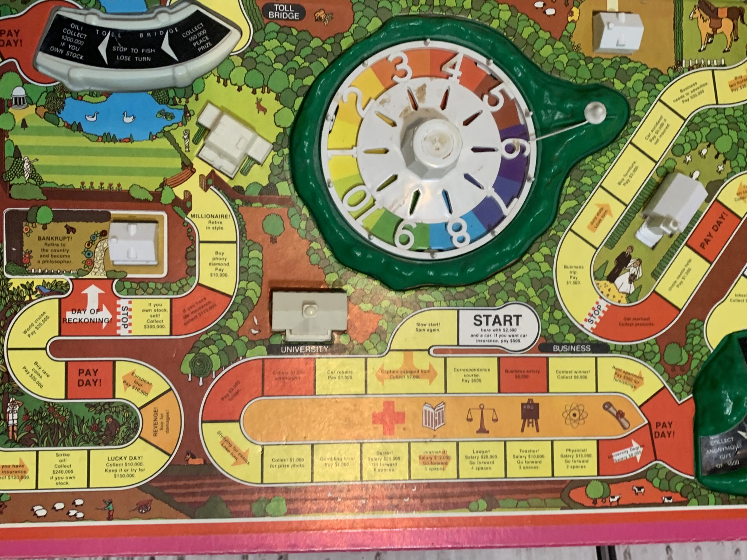 Vintage Game Of Life Board Game AF - Vintage Keepsakes