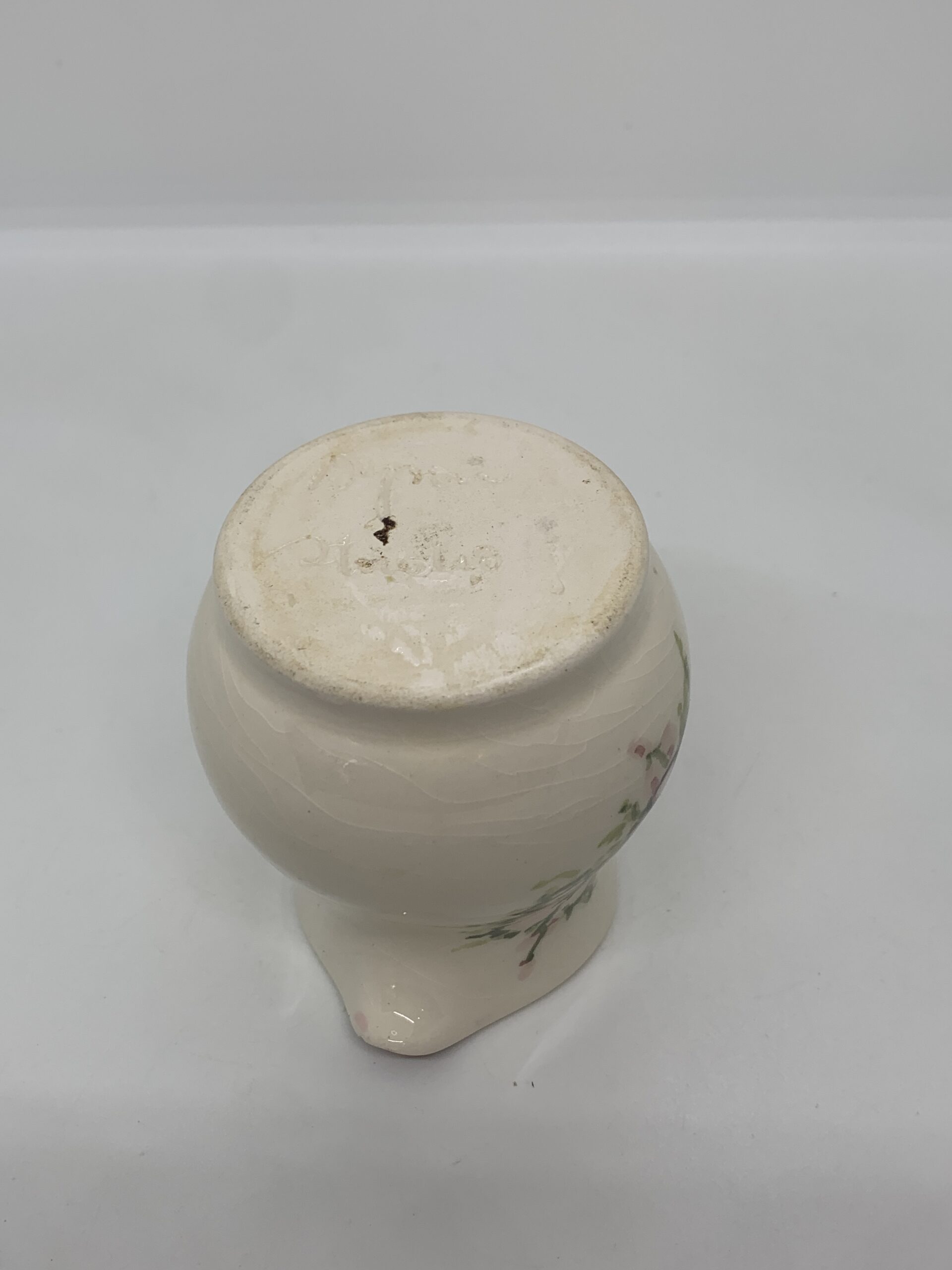Dyson Pottery Jug with Floral Pattern and Pink Interior 8cm - Vintage ...