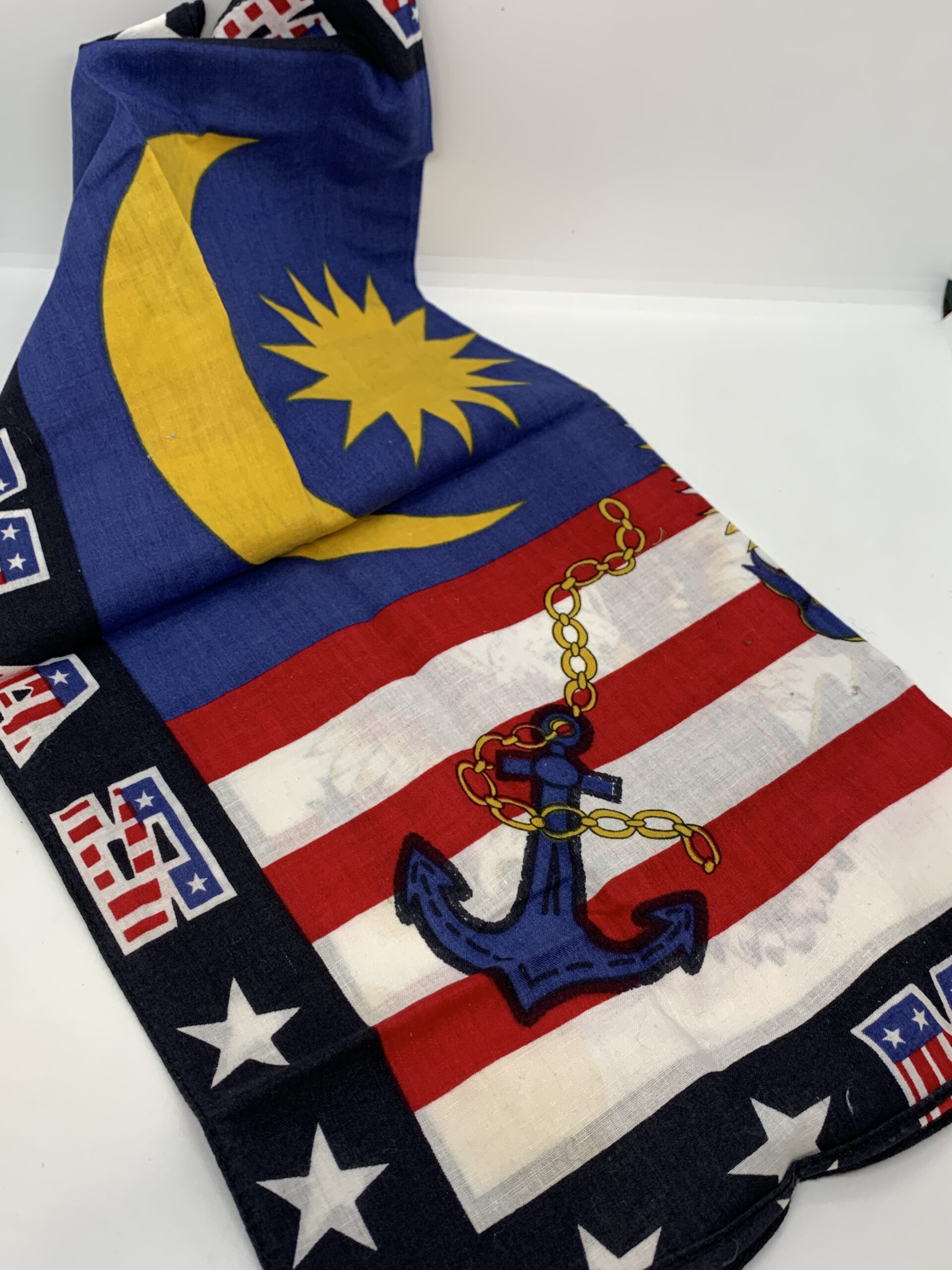 Bikers Bandana 100% Cotton - With Eagle and Malaysia Flag Background ...