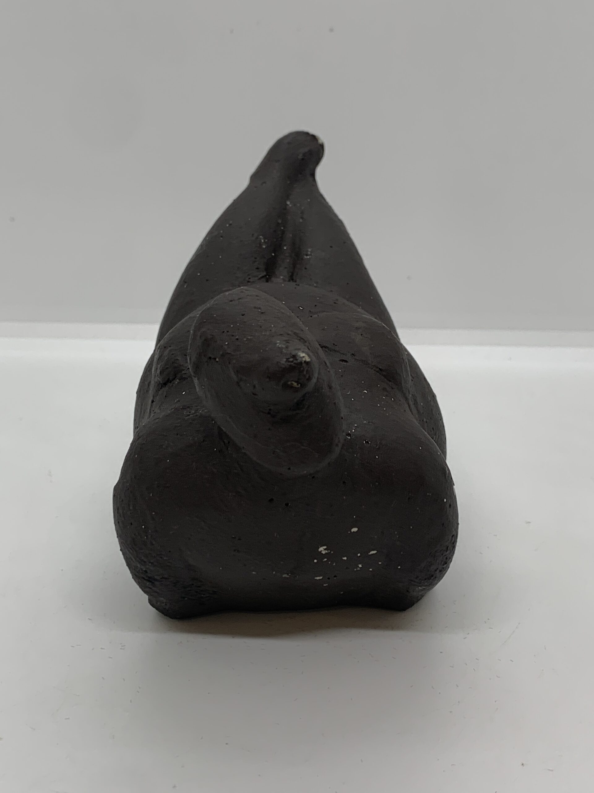 Pottery Reclining Fat Lady 15cm long - Vintage Keepsakes