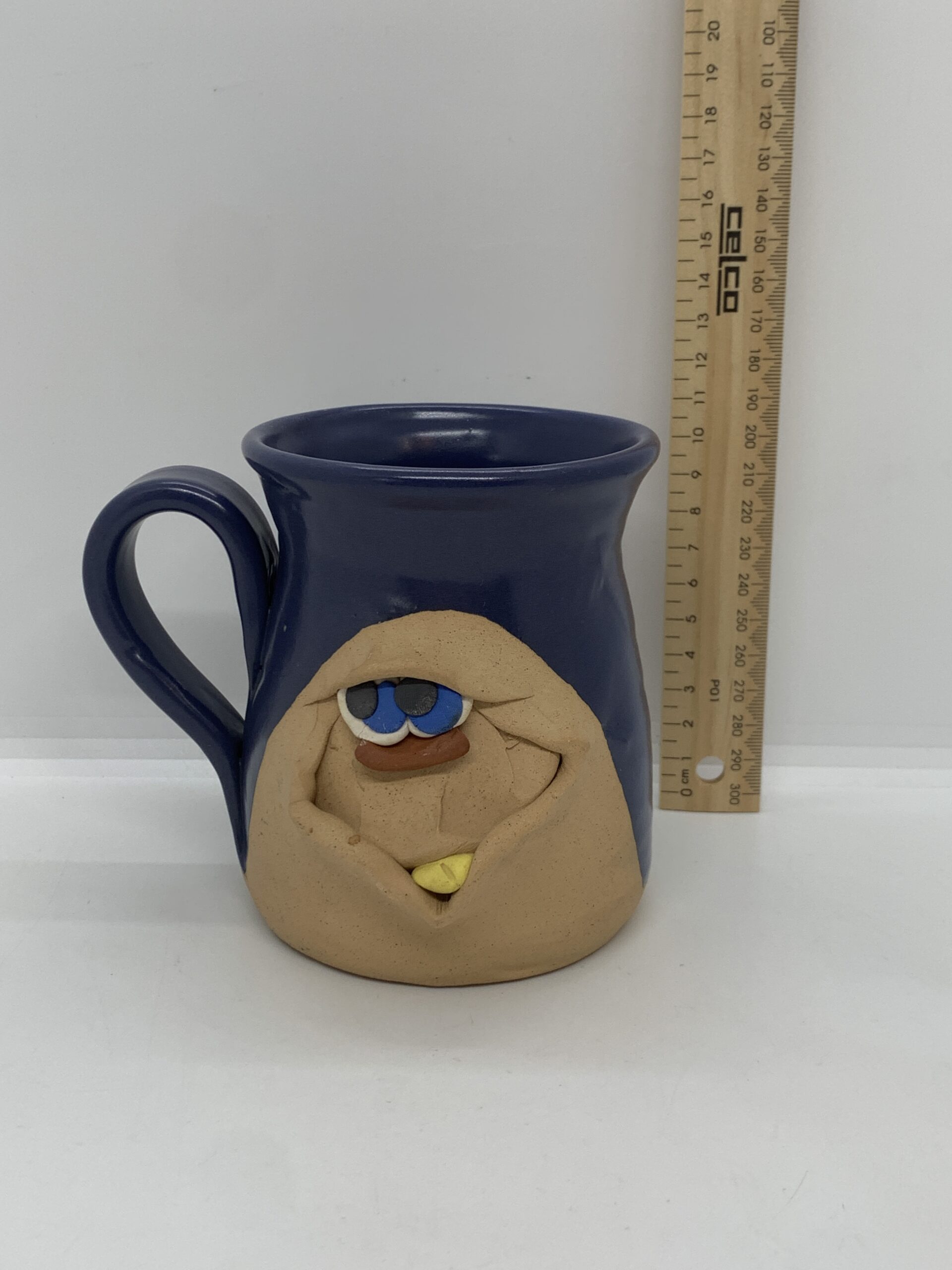 Pretty Ugly Pottery Face Mug 11.5cm high - Vintage Keepsakes