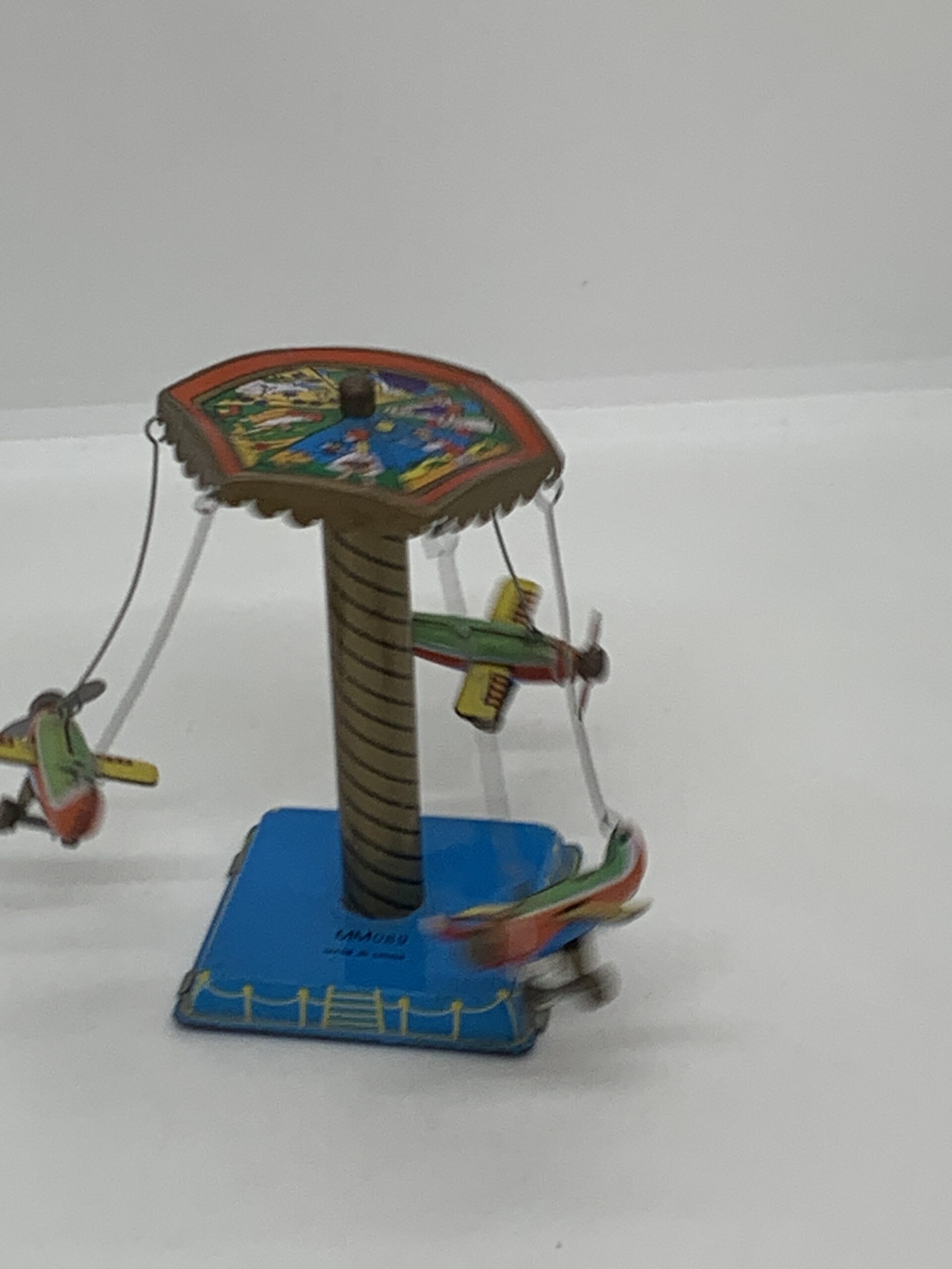 Tin Toy Merry-go-round with Aeroplanes MM089 (approx 11cm high ...