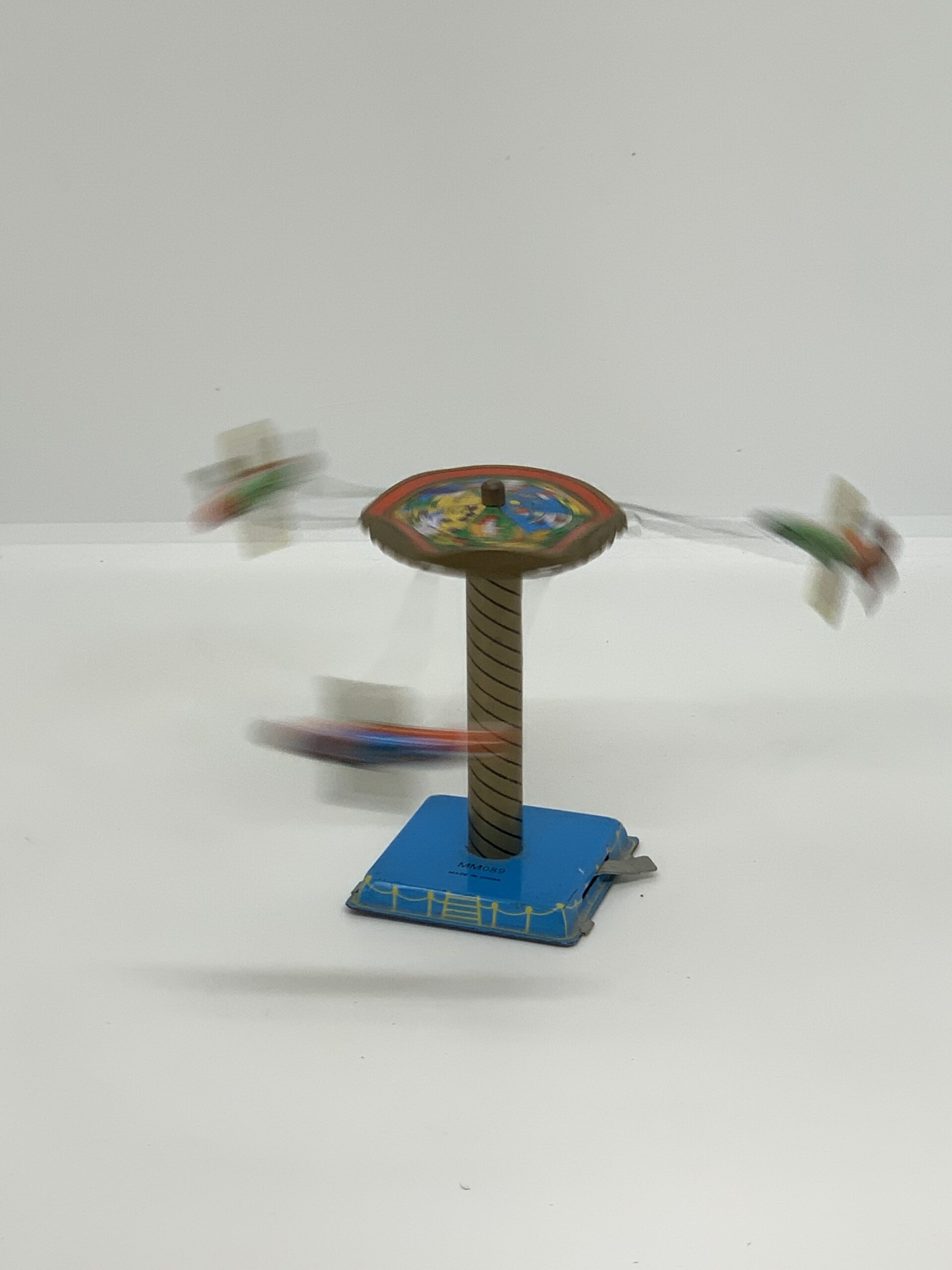 Tin Toy Merry-go-round with Aeroplanes MM089 (approx 11cm high ...
