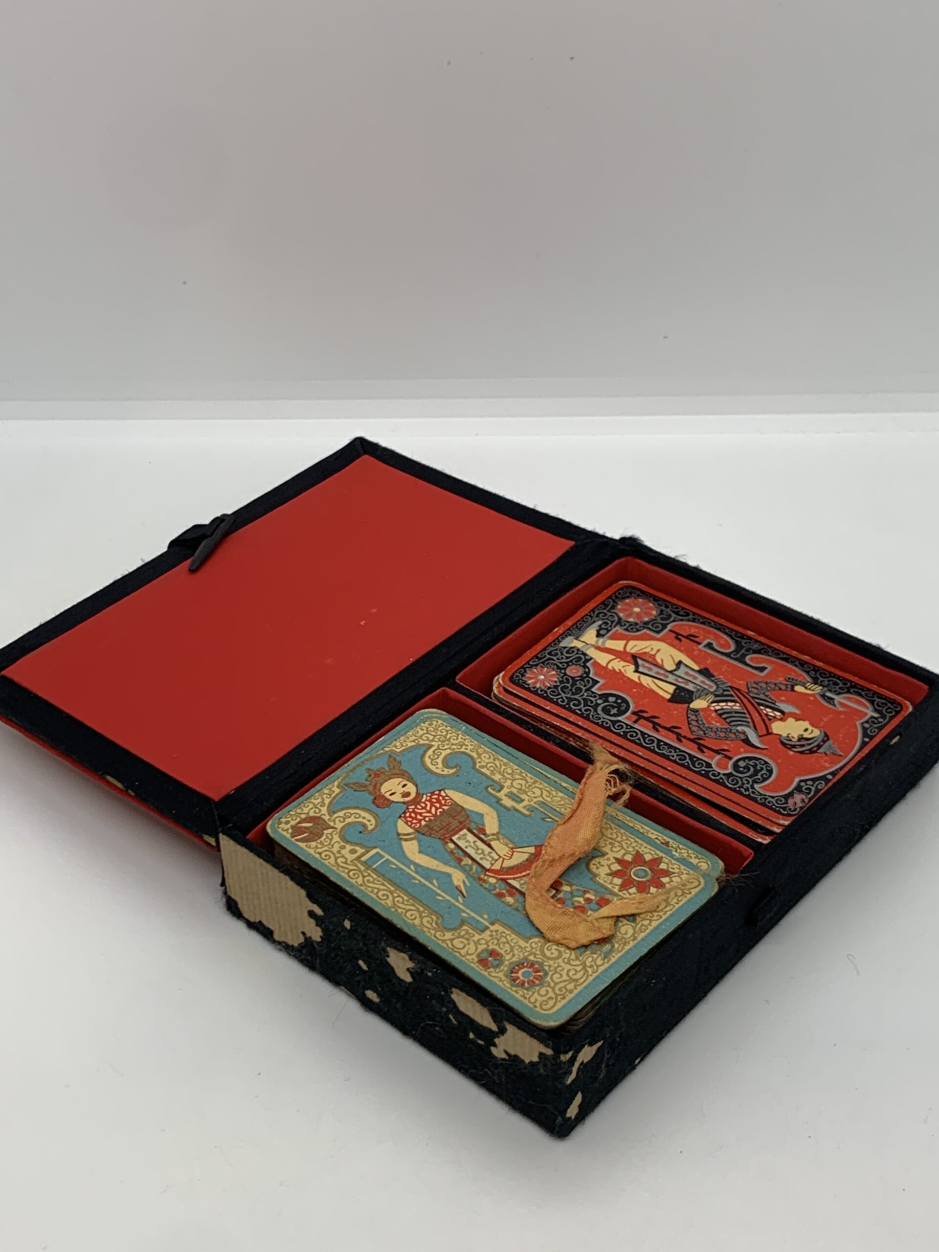 Oriental Boxed Playing Cards (1 deck complete) - Vintage Keepsakes