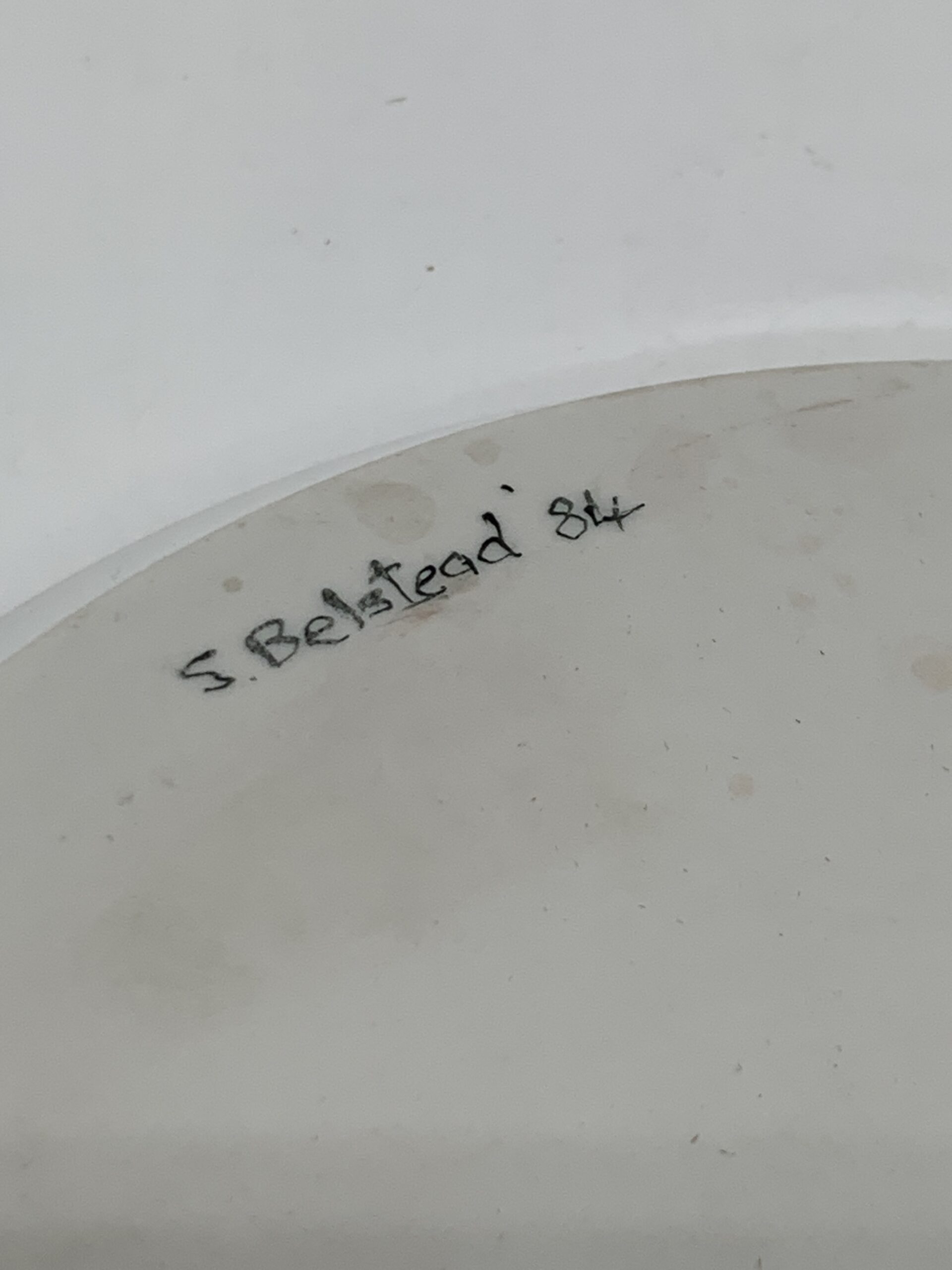 Vintage Handpainted by S Belstead Flowering Gum Plate 18cm - Vintage ...