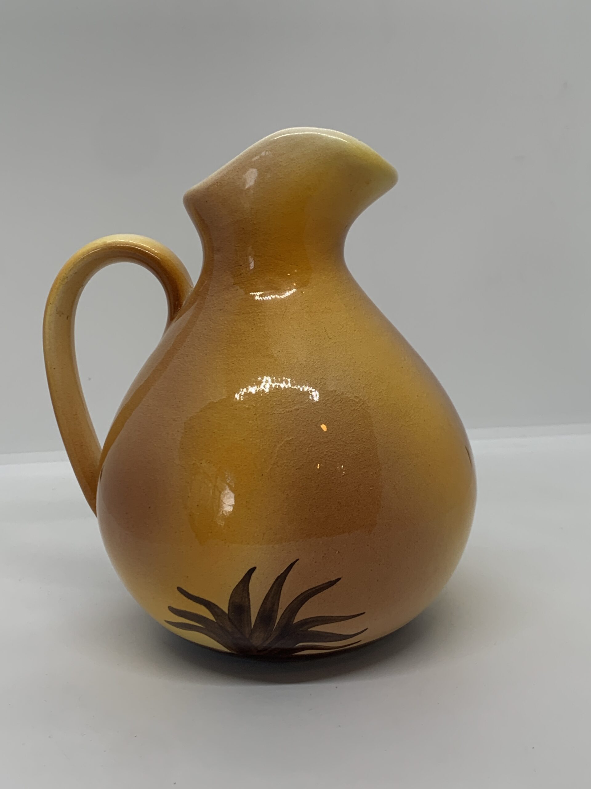 Vintage Sicard Cicada Pottery Jug or Pitcher 16cm - Vintage Keepsakes
