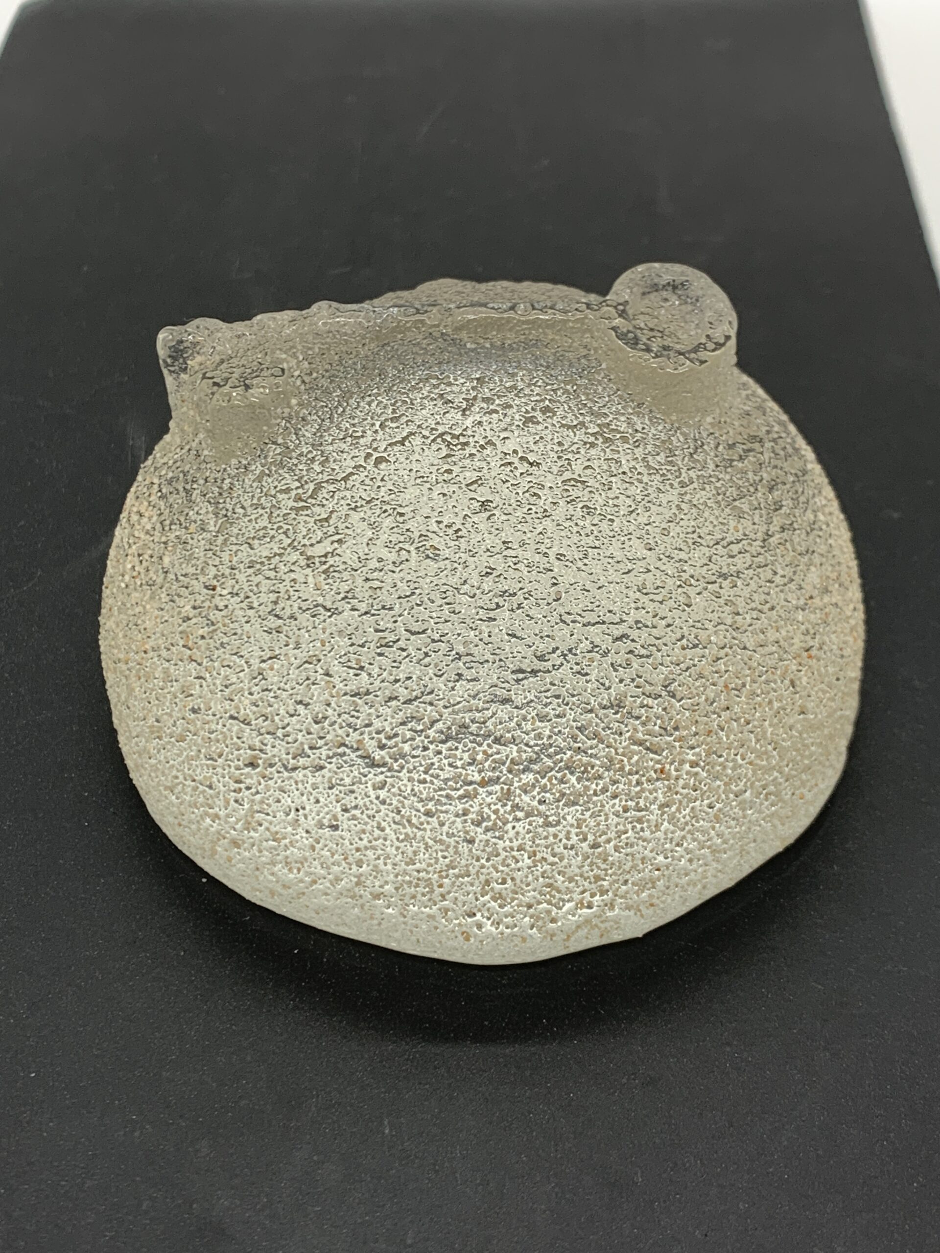 Frosted Paperweight with Impressed Key 6cm - Vintage Keepsakes