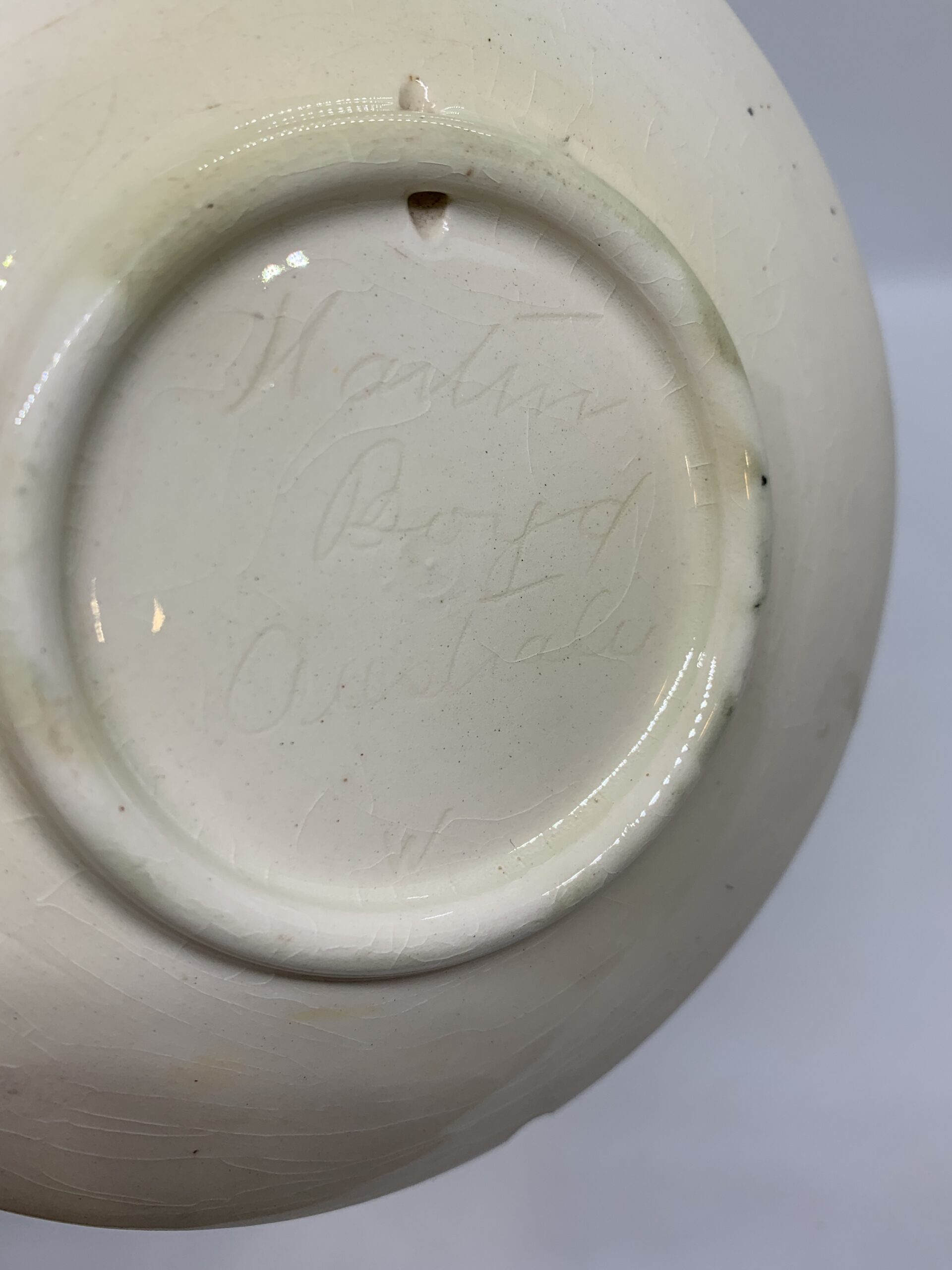 Martin Boyd Pottery Plate with Aboriginal Elder 13.5cm AF - Vintage ...